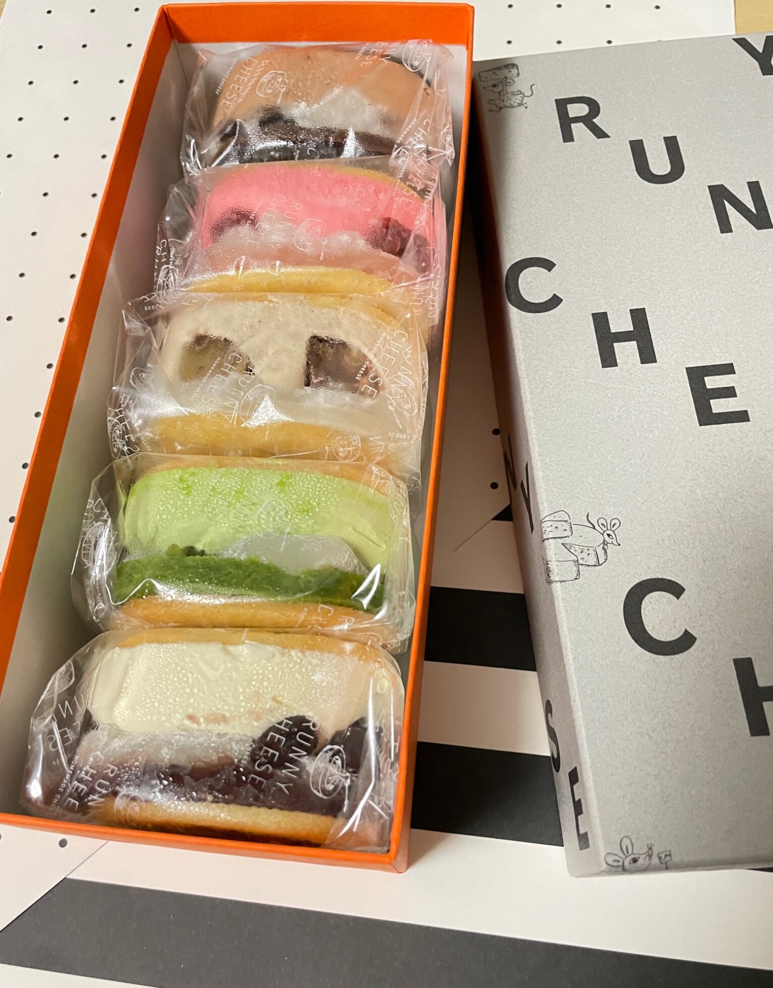 【RUNNYCHEESE】【羽二重5種アソート】ラニーチーズ バターサンド チーズケーキ スイーツギフト 洋菓子 餅 敬老の日 スイーツ ギフト 和スイーツ バターチーズサンド スイーツもち ...