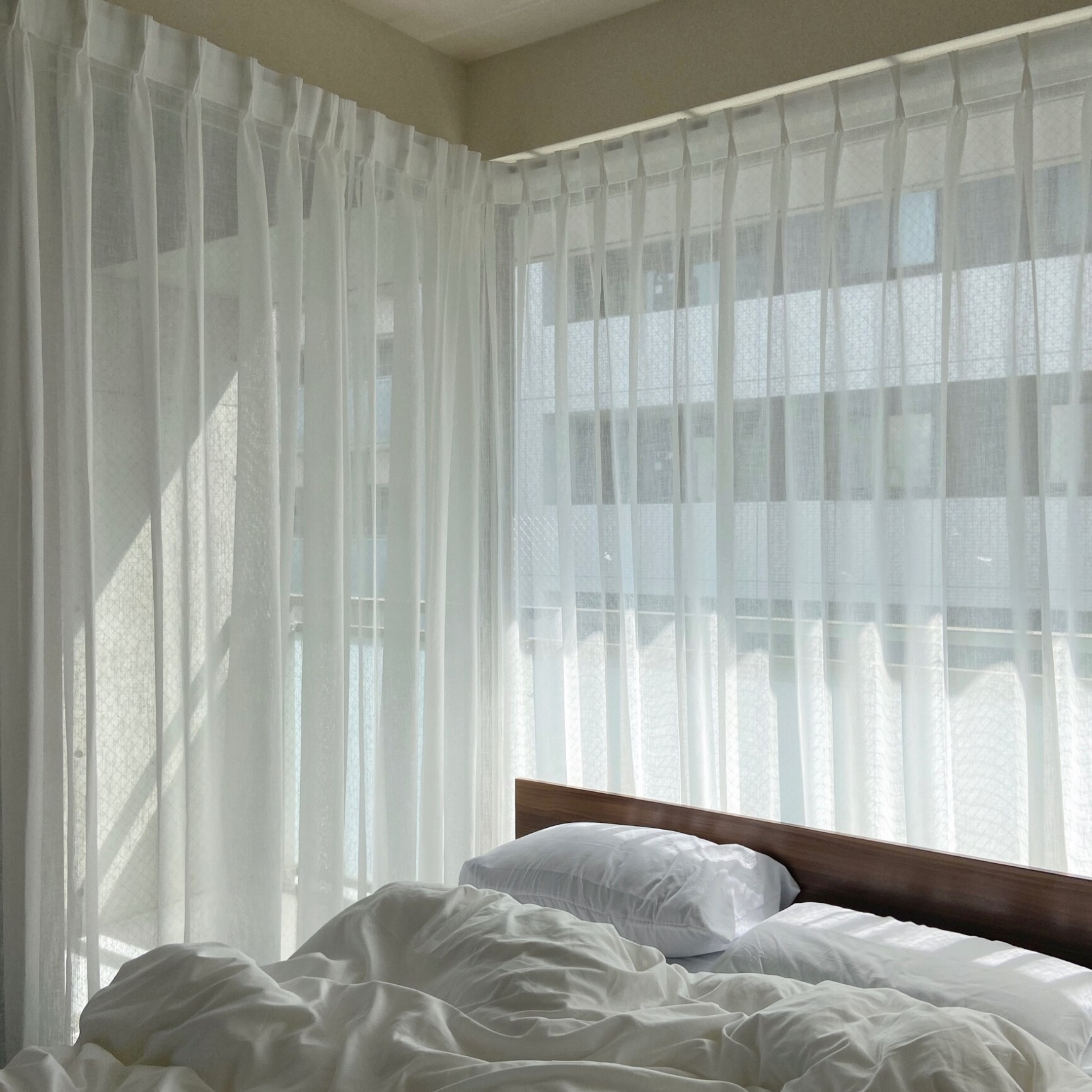 オーダーカーテン レースカーテン シンコール【AZ-8571-8572】防炎 洗える カラー 2色 / カーテン オーダー オーダーメイド レース フック付き ボイル 無地 プレーン ...