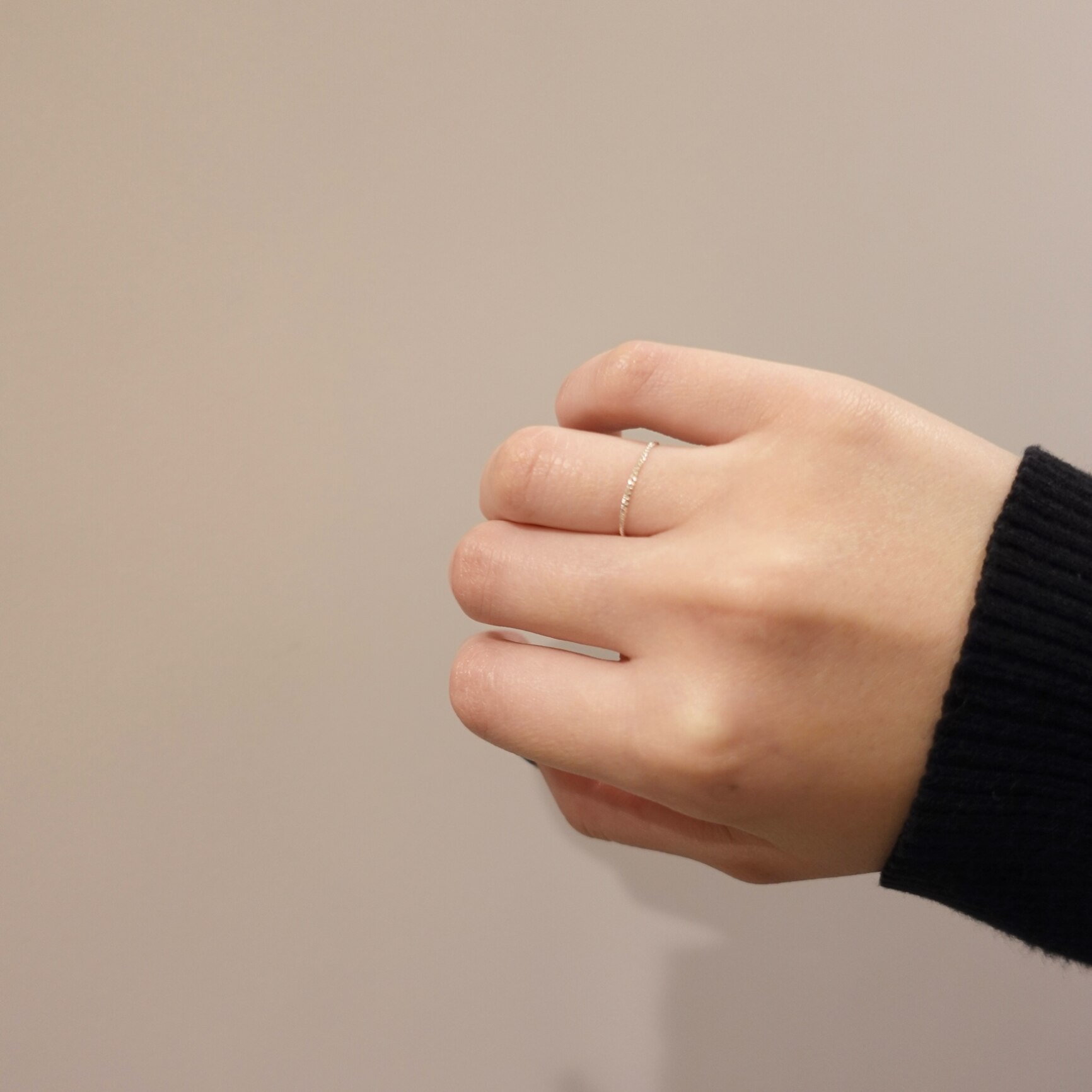 【ネコポス送料無料】 ance SV925 Flat Chain Ring