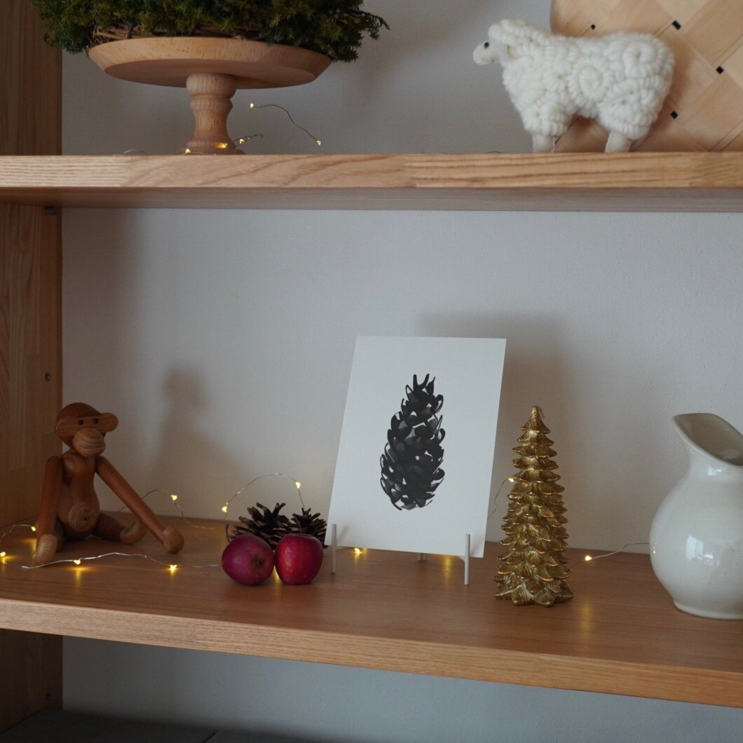 Teemu Jarvi (テーム・ヤルヴィ) ポスター SPRUCE CONE (スプルースコーン) A5 (14.8×21cm) 北欧/インテリア/日本正規代理店品【メール便】