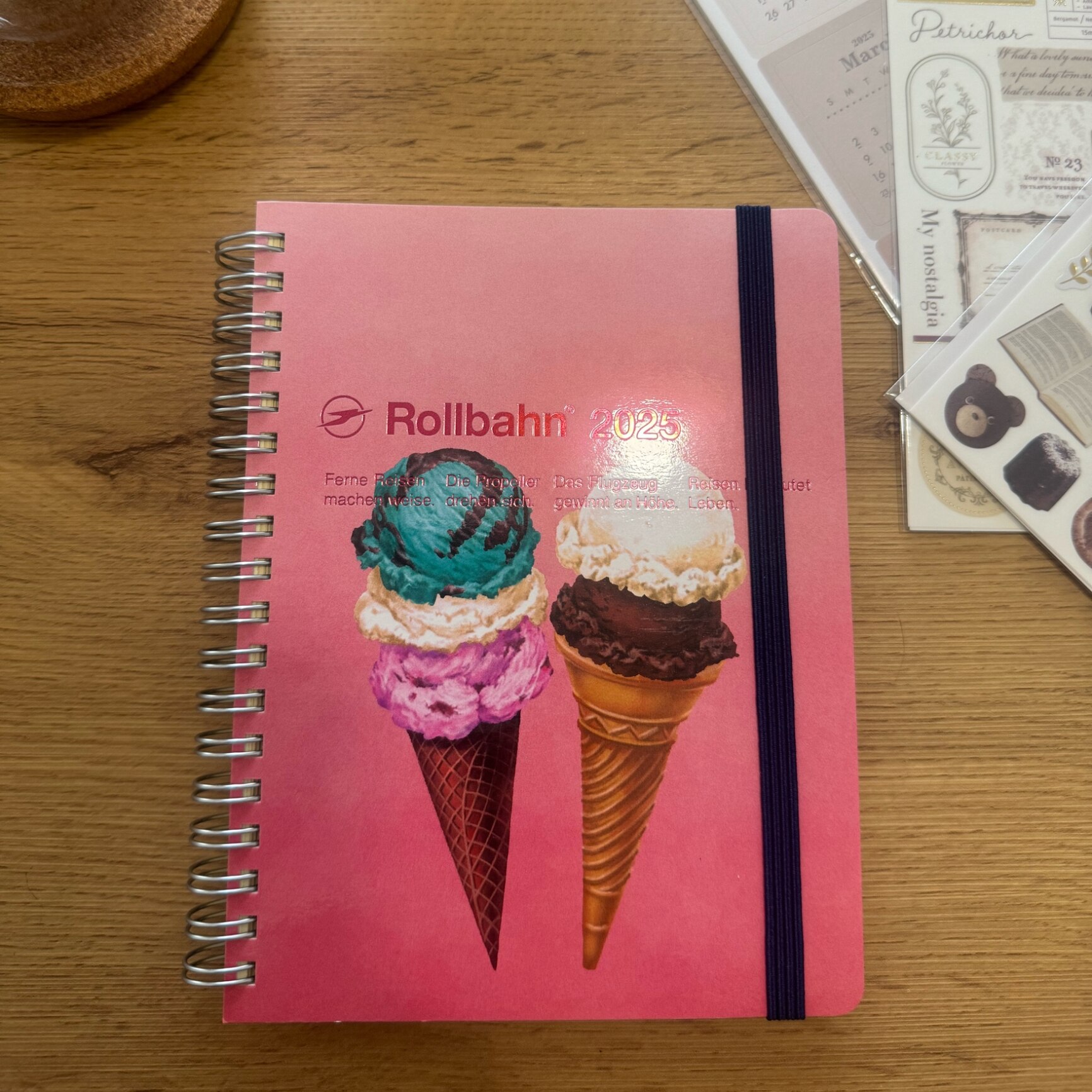 ロルバーン 2025 ダイアリー A5 2024年10月始まり 手帳 スケジュール帳 デルフォニックス アメリカンスイーツ カーム カシェ ...