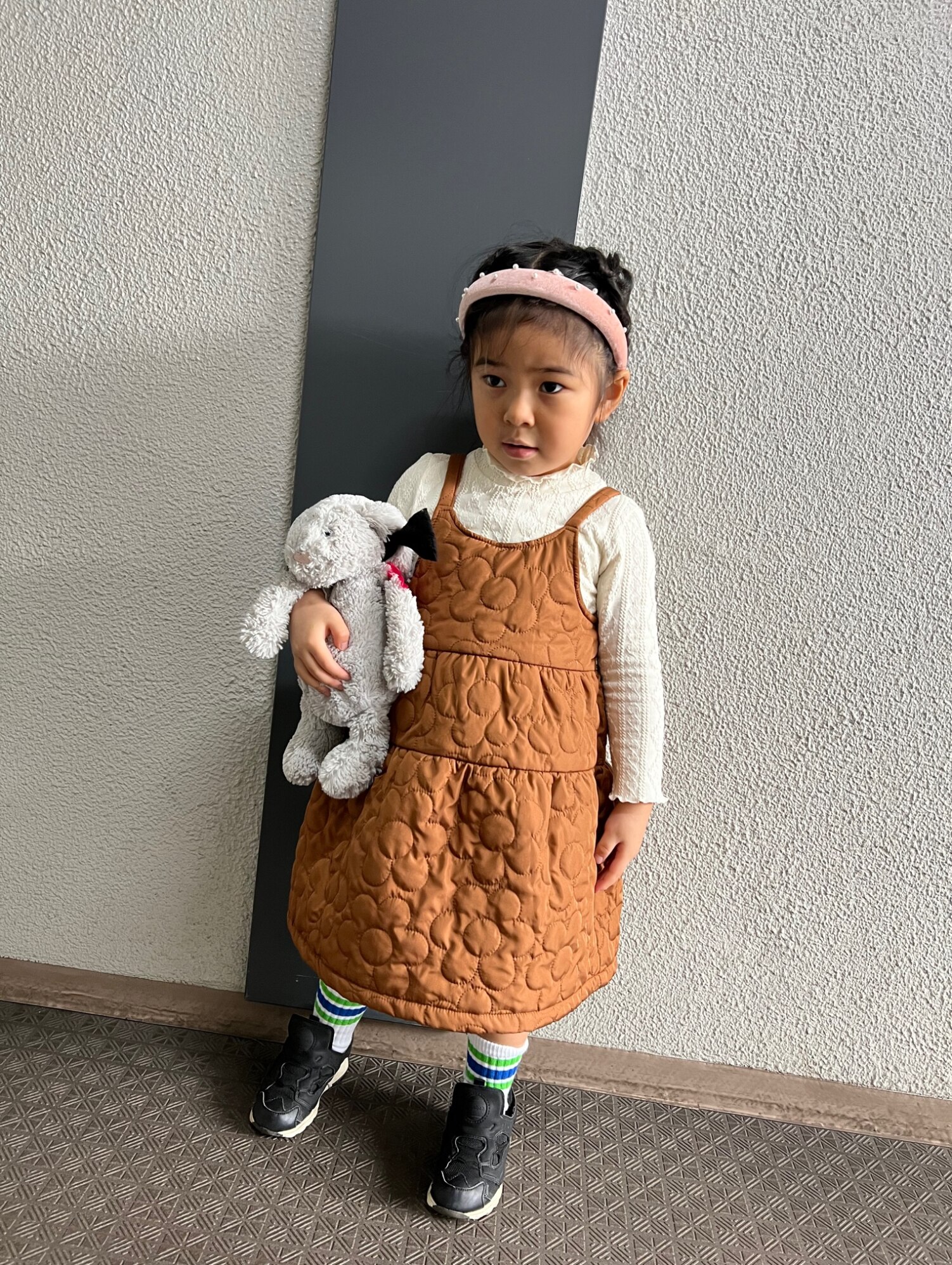 [mewoo!]キルティングワンピース