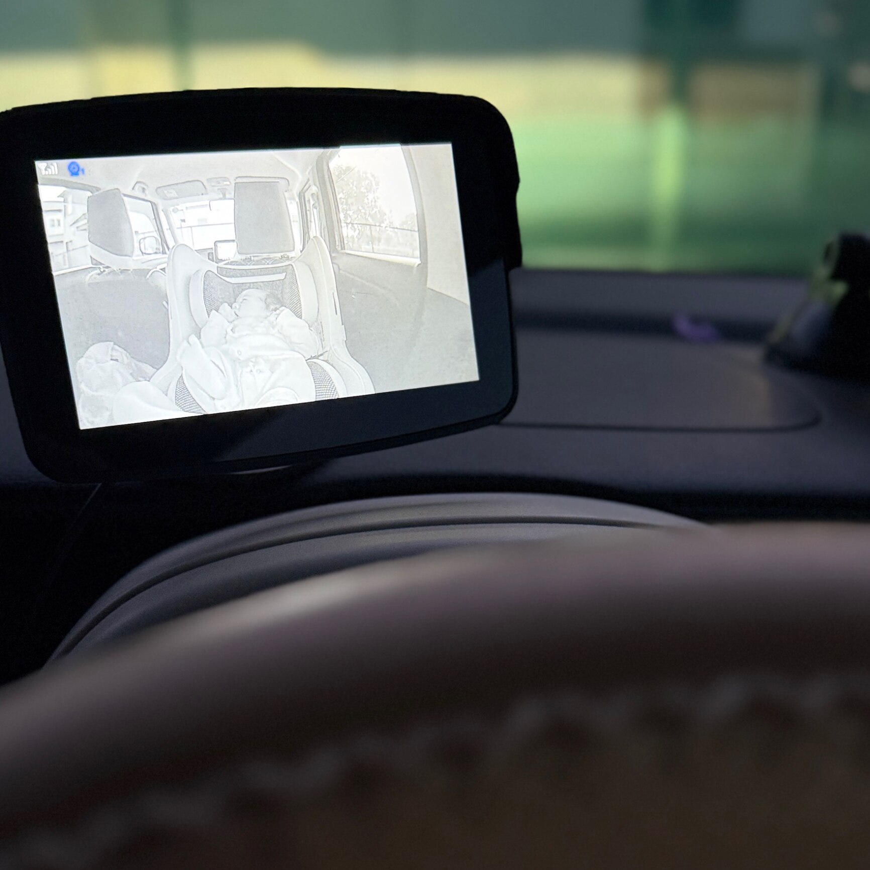 車載ベビーモニター【KEIYO公式】 『ミマモ』 業界初ワイヤレス接続 バッテリーレスで 取り付け簡単AN-M017