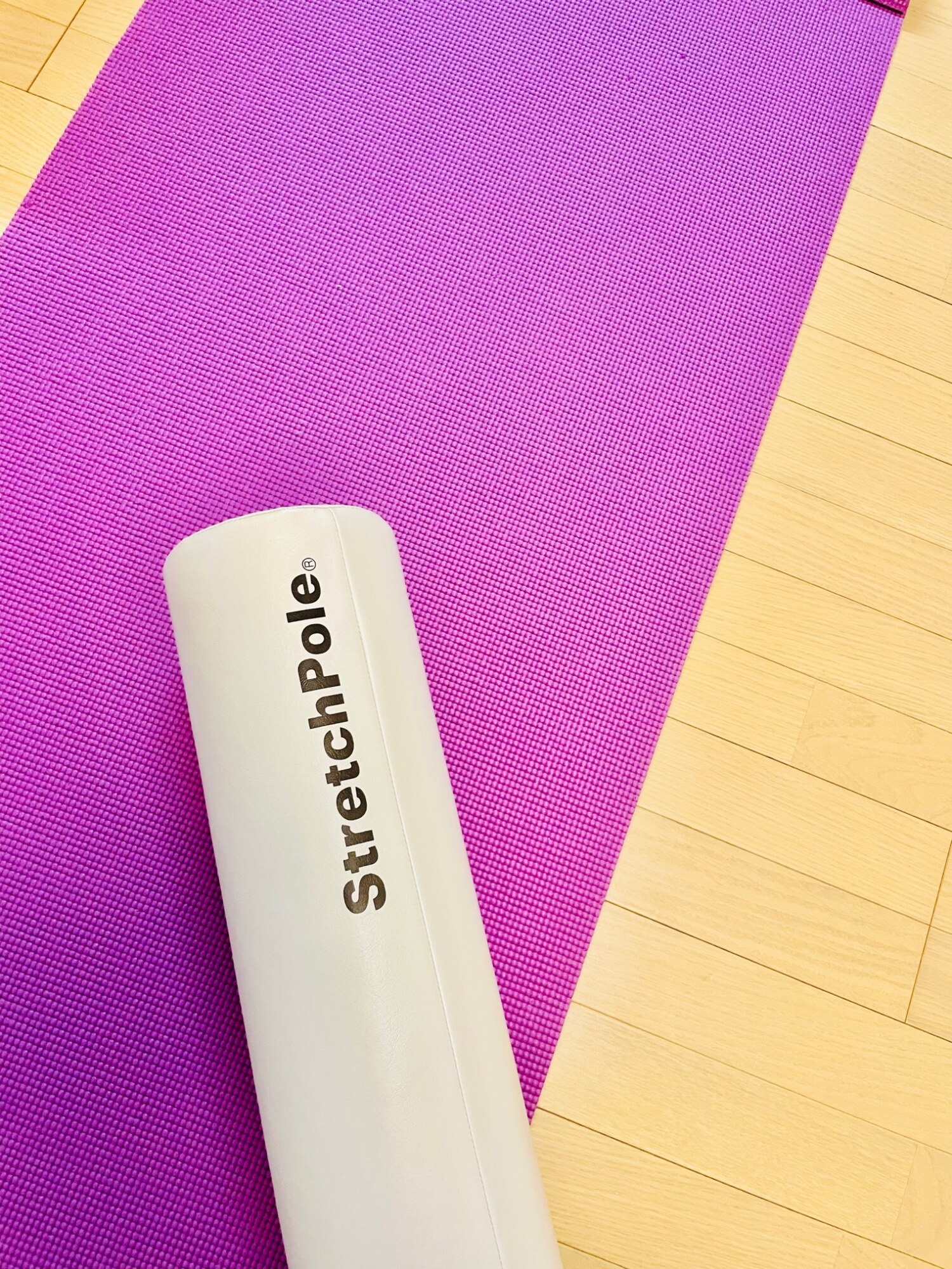 LPN ストレッチポールEX(アイボリー)スタートBOOK、エクササイズDVD付き 1年保証