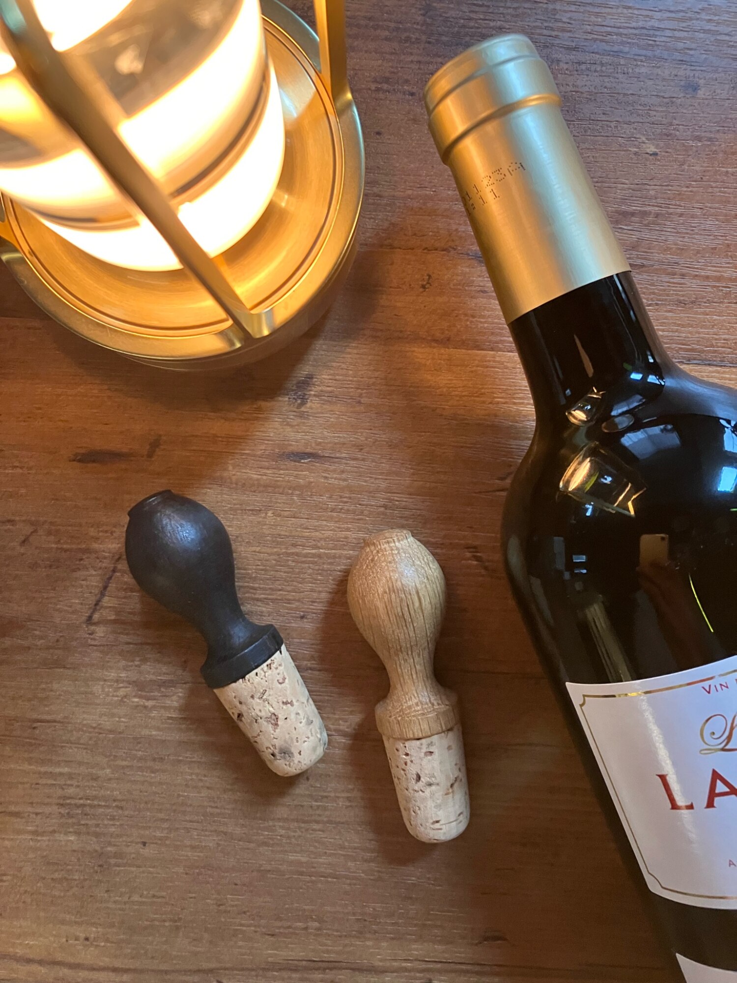 Creamore Mill クレモアミル ボトルストッパー ナチュラル ブラック 木製 イギリス ワインストッパー オーク コルク