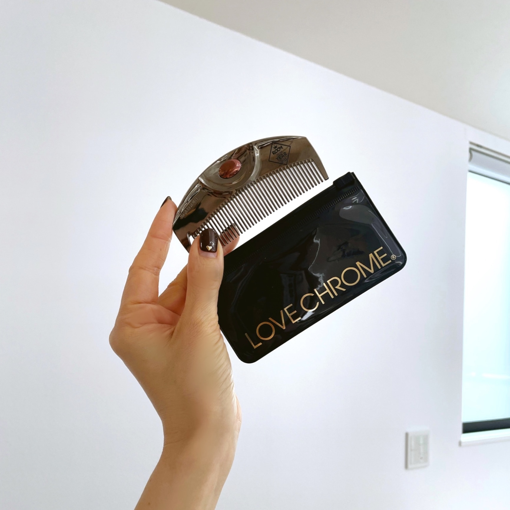 【公式】ラブクロム (R)PGツキ プレミアムブラック 美髪コーム くし クシ LOVECHROME PG TSUKI Premium ...