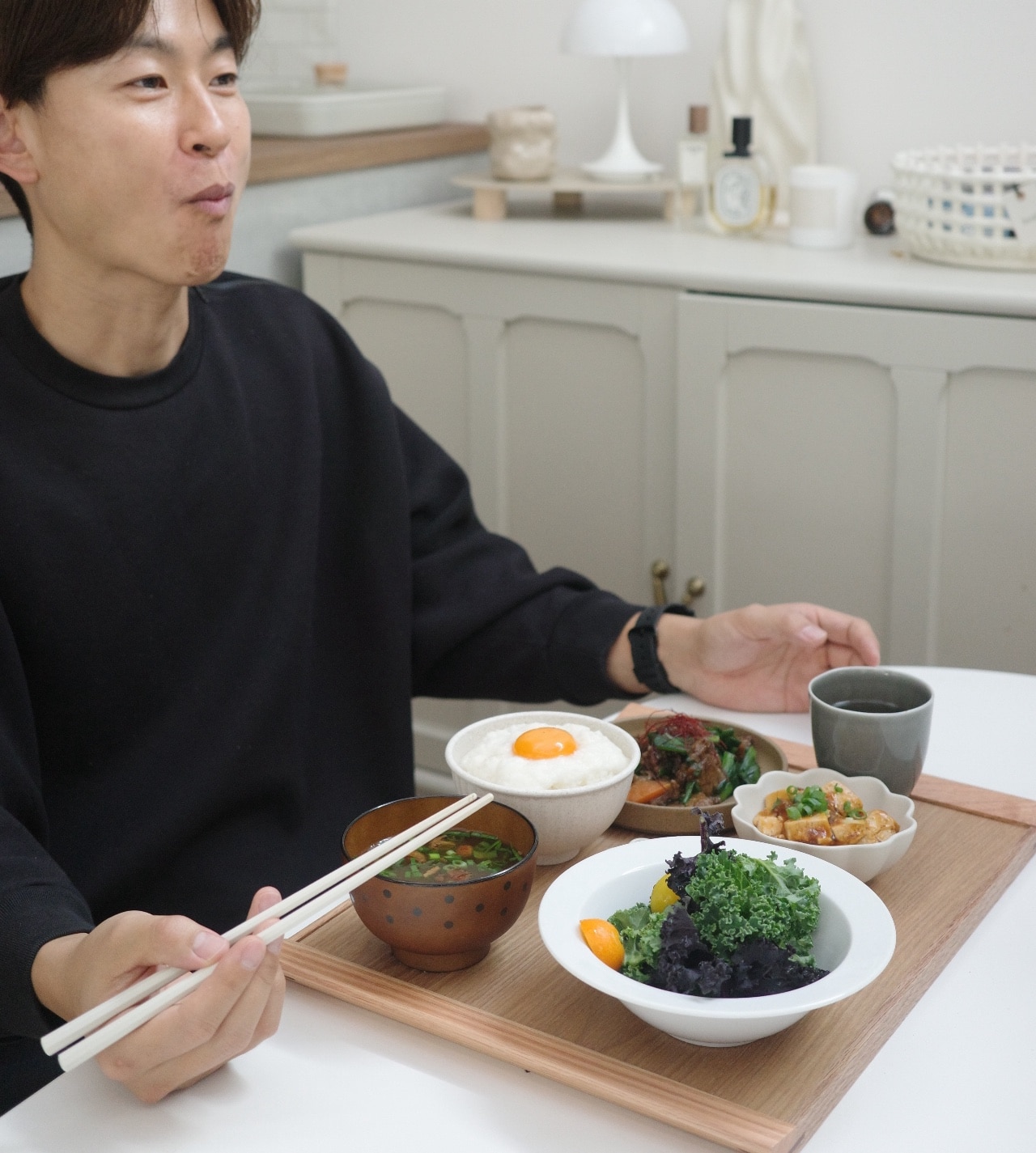 【KEYUCA公式店】ケユカ kulmio お膳 40×30cm ナチュラル[トレー 木製 シンプル お盆 プレゼント 角膳 角盆 無垢材 トレイ おぼん 角 スクエア ランチョンマット ...