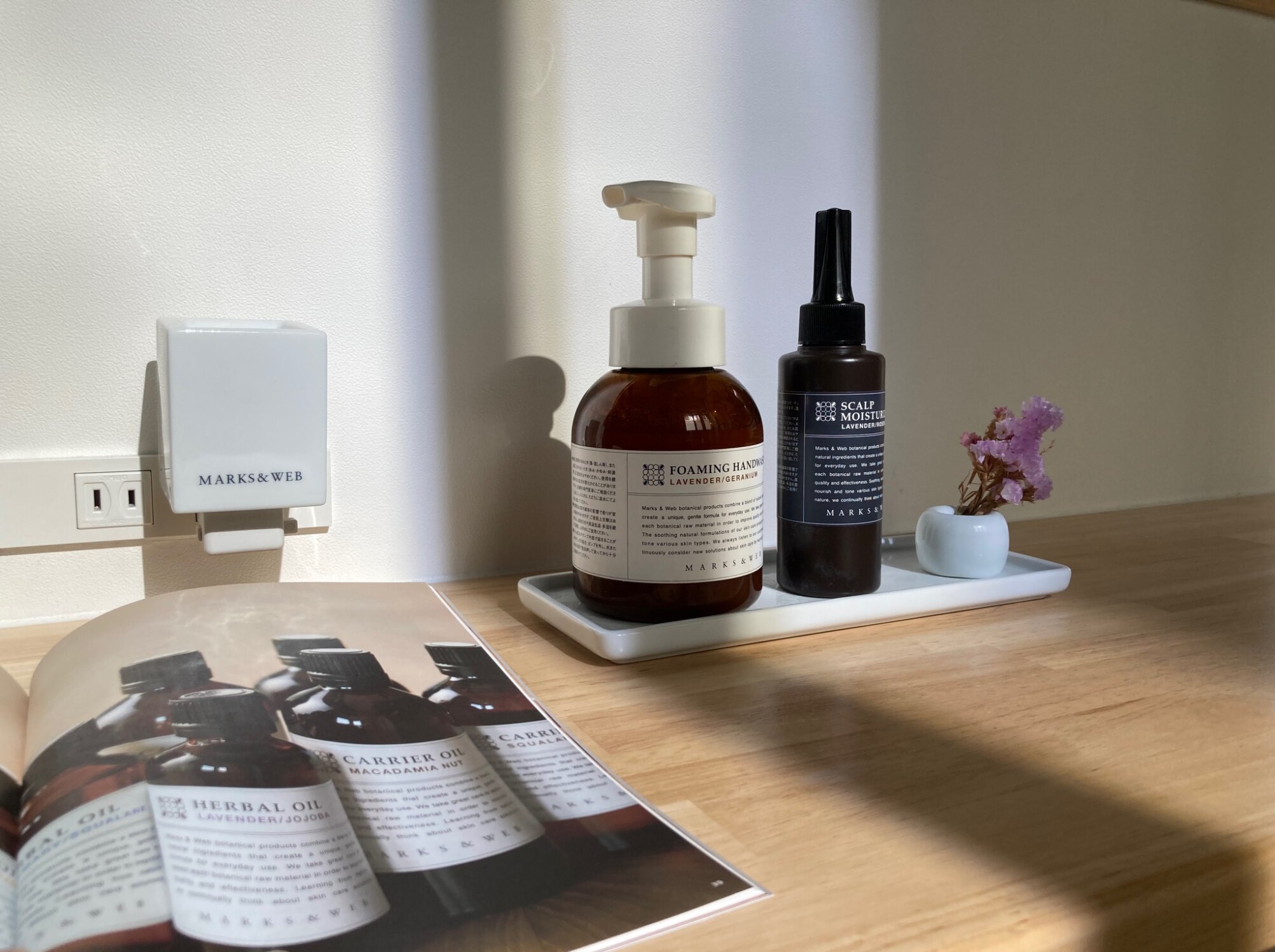 MARKS&WEB マークス＆ウェブ フォーミングハンドウォッシュ(ラベンダー/ゼラニウム)370ml 手洗いせっけん 泡タイプ ハンドソープマークスアンドウェブ