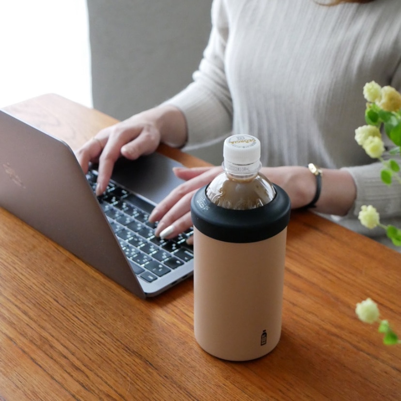 【ラッピング無料】CAN GO MUG ゴーマグ タンブラー 缶用 350ml グレー ベージュ 母の日/父の日/敬老の日/誕生日 プレゼント ギフト 生ジョッキ缶 もピッタリ【送料無料 ...