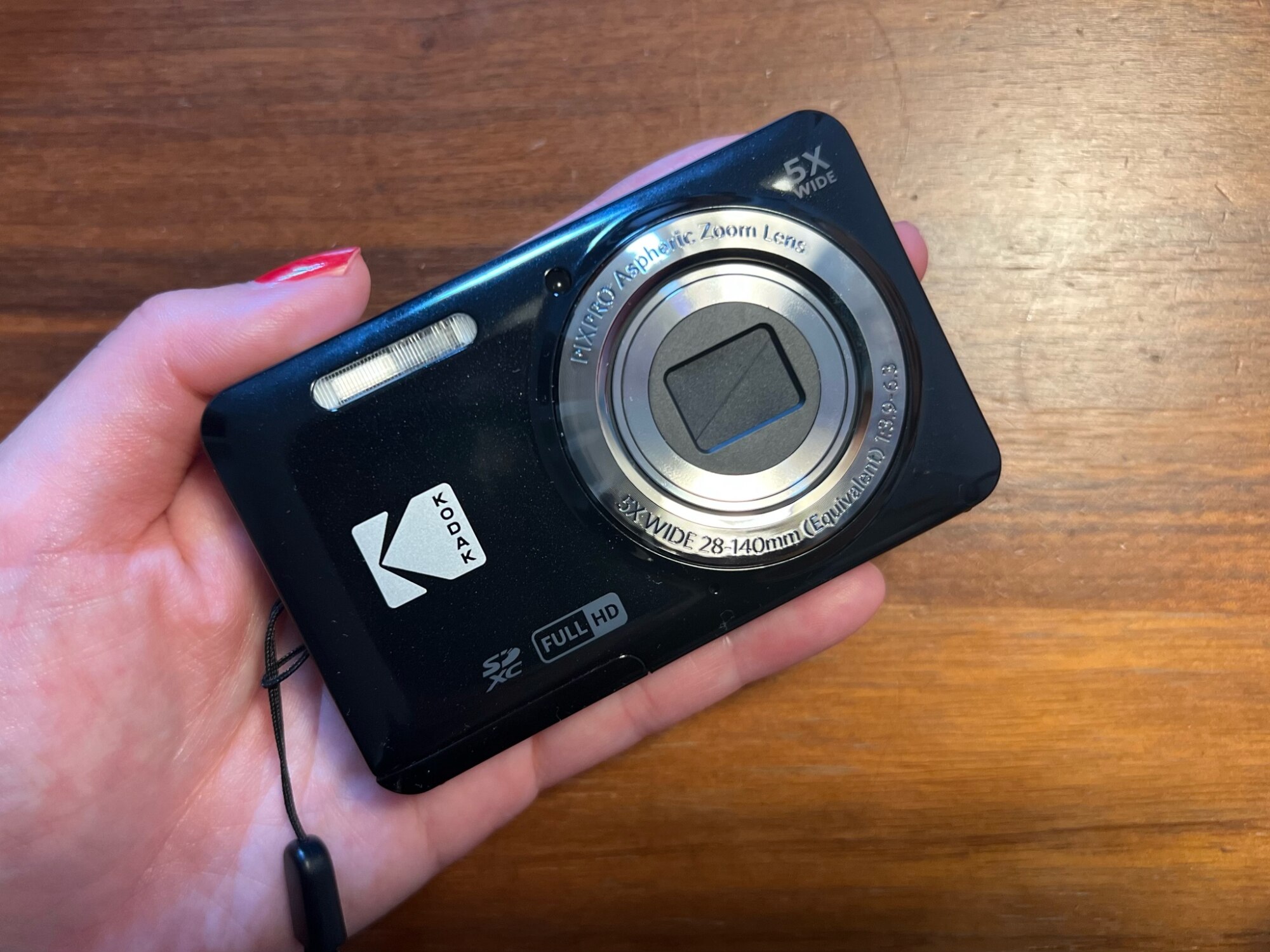 KODAK（コダック） コンパクトデジタルカメラ FZ55BK ブラック