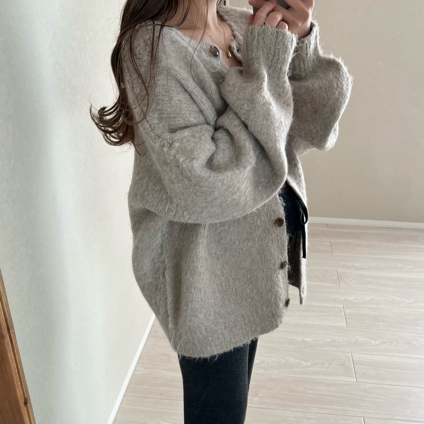 【JAVA】3wayリバーシブル 貴族式起毛クルーネックカーディガン 送料無料 レディース メンズ トップス ニット カーディガン プルオーバー アウター 大きいサイズ 前後2way ...