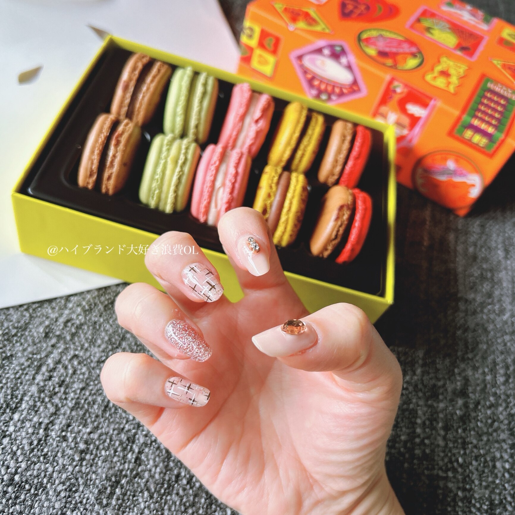 【公式】N Coco Tweed：NP-110 ohora gelnails nail オホーラ ネイル ジェルネイル ネイルシール セルフネイル ネイルステッカー おうちネイル ネイル ...