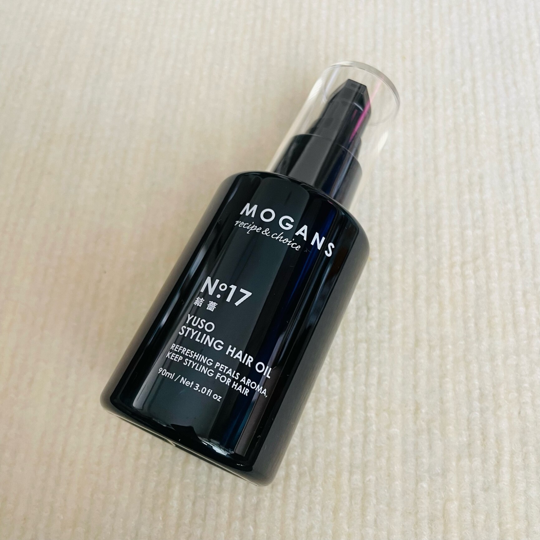 【NEW】MOGANS (モーガンズ) スタイリングヘアオイル 結薔 (ゆうそう) 90mL 濡れ髪 束感 スタイリングオイル マルチオイル しっとり 保湿 無添加 無香料