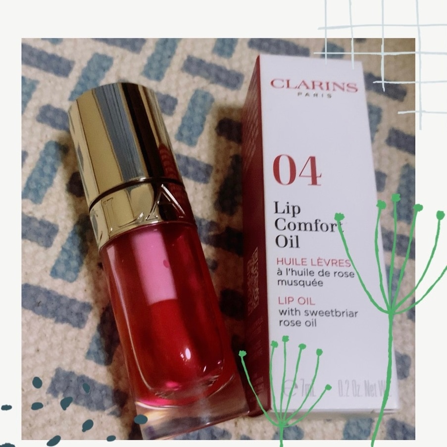 \ポイント5倍／クラランス リップ コンフォート オイル ピタヤ (04 PITAYA) 7ml CLARINS LIP COMFORT OIL 口紅 [qy8]