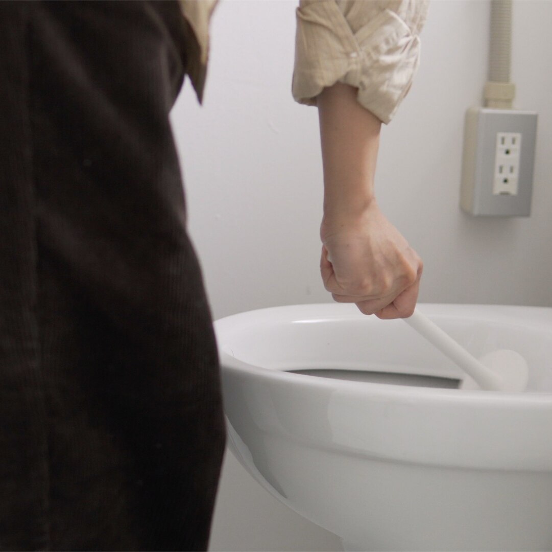 【KEYUCA公式店】ケユカ sooq トイレブラシ[トイレブラシ お掃除ブラシ トイレ用品 掃除用ブラシ 手持ちブラシ 縦置き可能 おしゃれ オシャレ シンプル デザイン 通販 楽天]