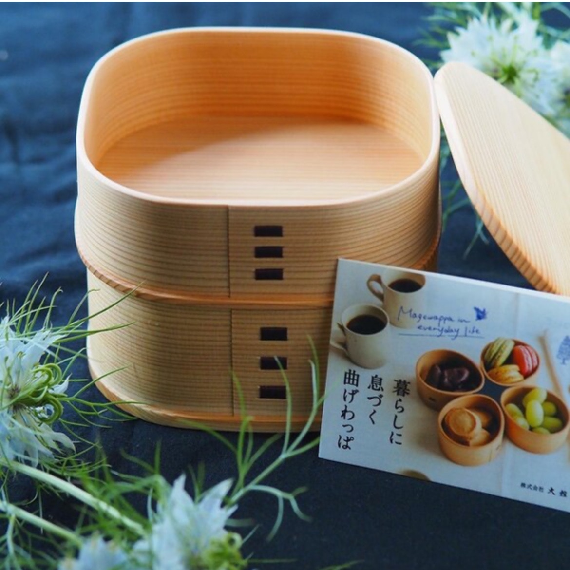 【クーポンで300円OFF】 お弁当箱 大館工芸社 曲げわっぱ くつわ 弁当箱 秋田杉 830ml 2段 日本製 お弁当箱 まげわっぱ 男子 大容量 女子 大人 子供 女の子 男の子 スリム ...