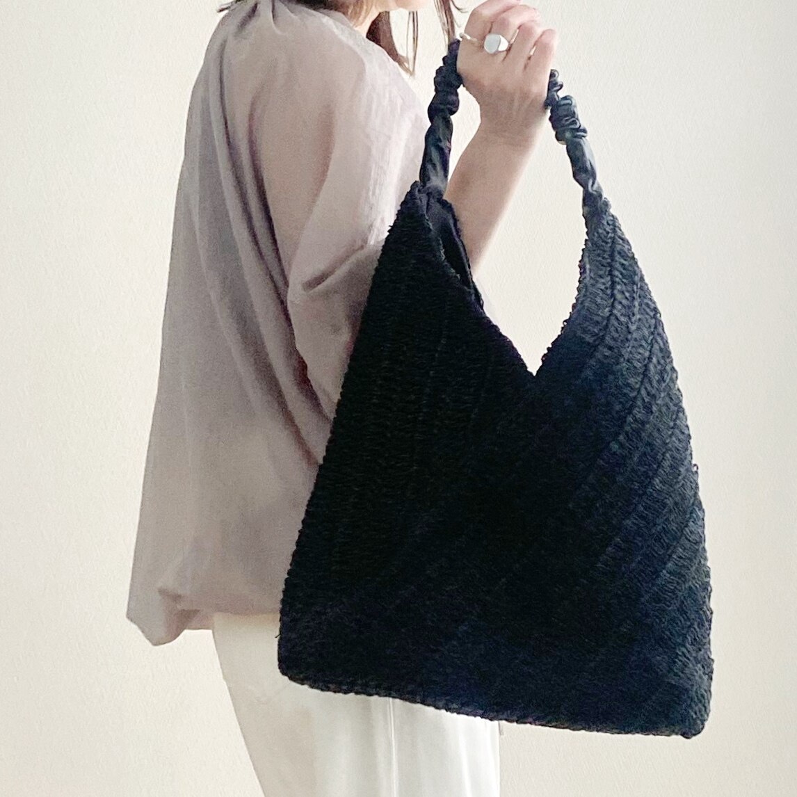 トートバッグ レディース かごバッグ【Garnea ガーネア｜HAYNI ヘイニ】カゴバッグ 収納 上品 大人 軽い 軽量 おしゃれ かわいい ...