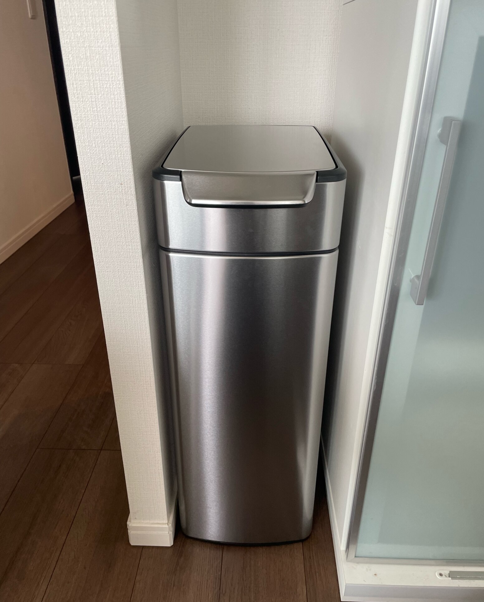 ( シンプルヒューマン simplehuman スリム タッチ バーカン 40L ) W2016 メーカー直送 山崎実業 公式 オンライン 通販 ゴミ箱 ダストボックス スタイリッシュ ...