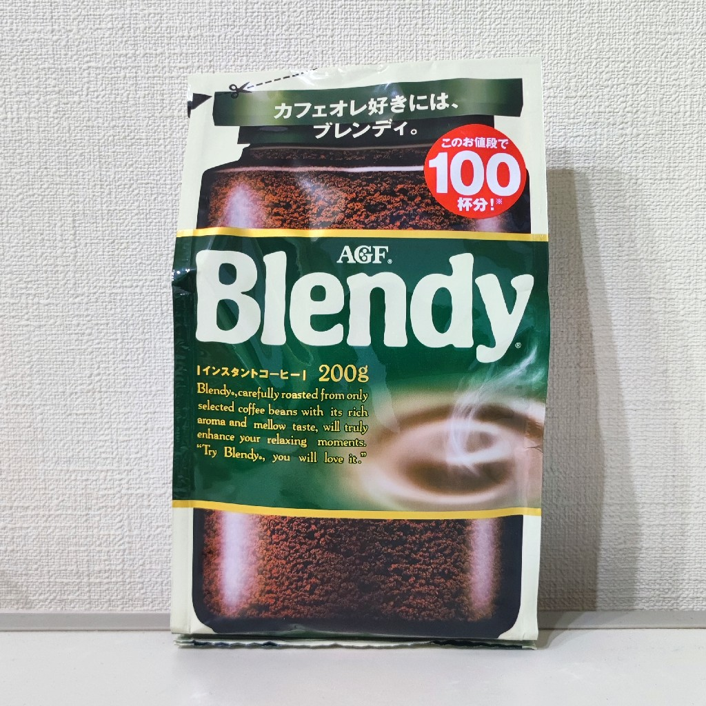 AGF ブレンディ インスタントコーヒー 袋 詰め替え(200g*3袋セット)【ブレンディ(Blendy)】[水に溶けるコーヒー]