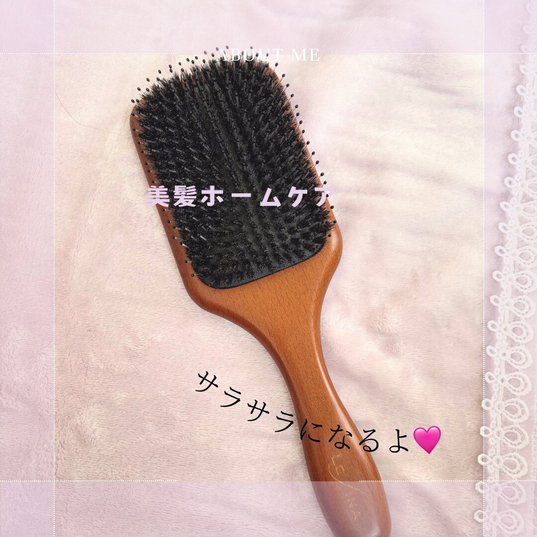 【楽天100冠／ヘッドスパニスト監修】Lefina(R)公式 ヘアブラシ 豚毛 パドルブラシ 獣毛 ヘッドスパブラシ クシ くし マッサージ 頭 櫛 髪 レディース 天然 プレゼント ギフト ...