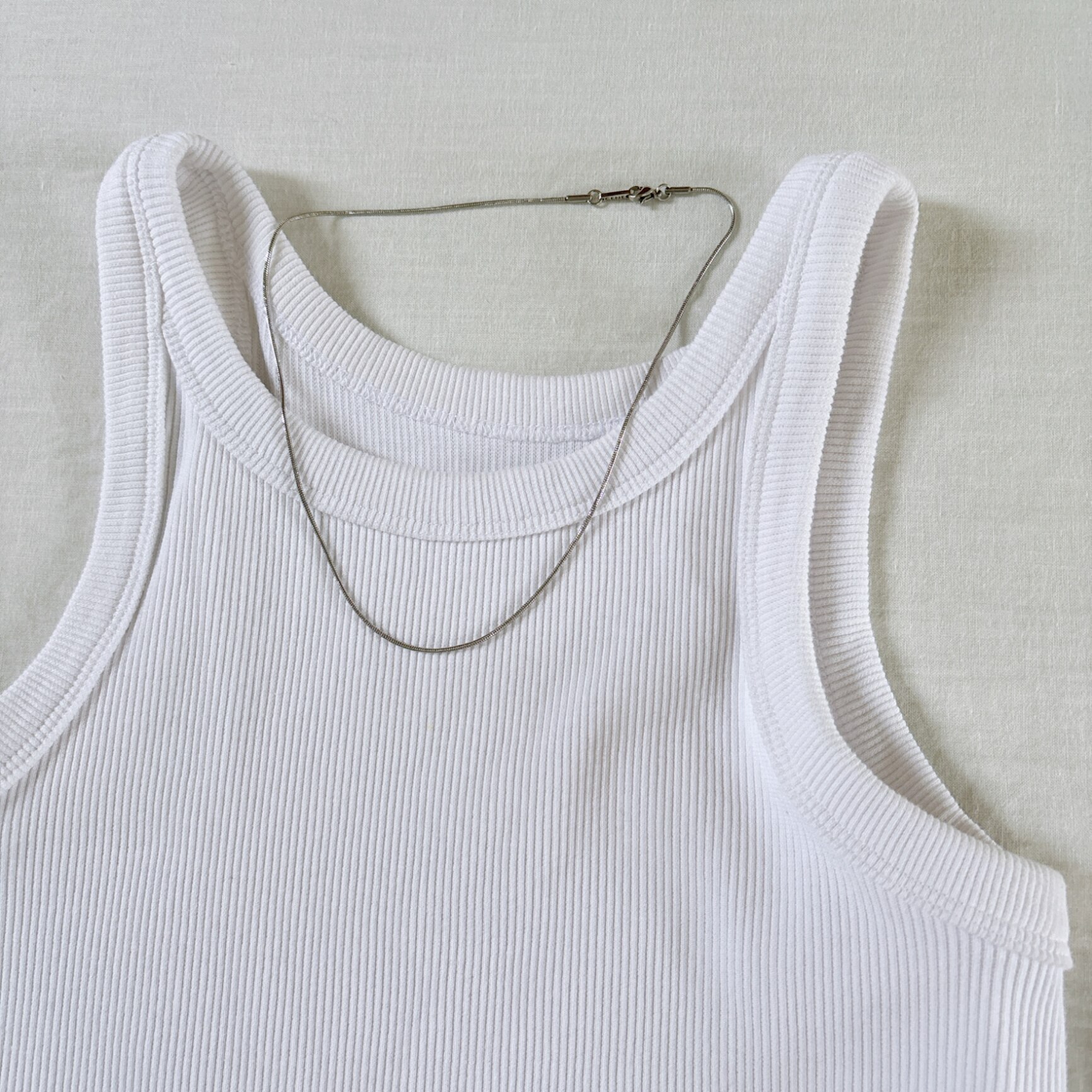 【シルバー】1mmスネークチェーンネックレス/39cm | CENE セネ せね 金属アレルギー アレルギー対応 つけっぱなし サージカルステンレス シンプル シルバー レディース ネックレス ...