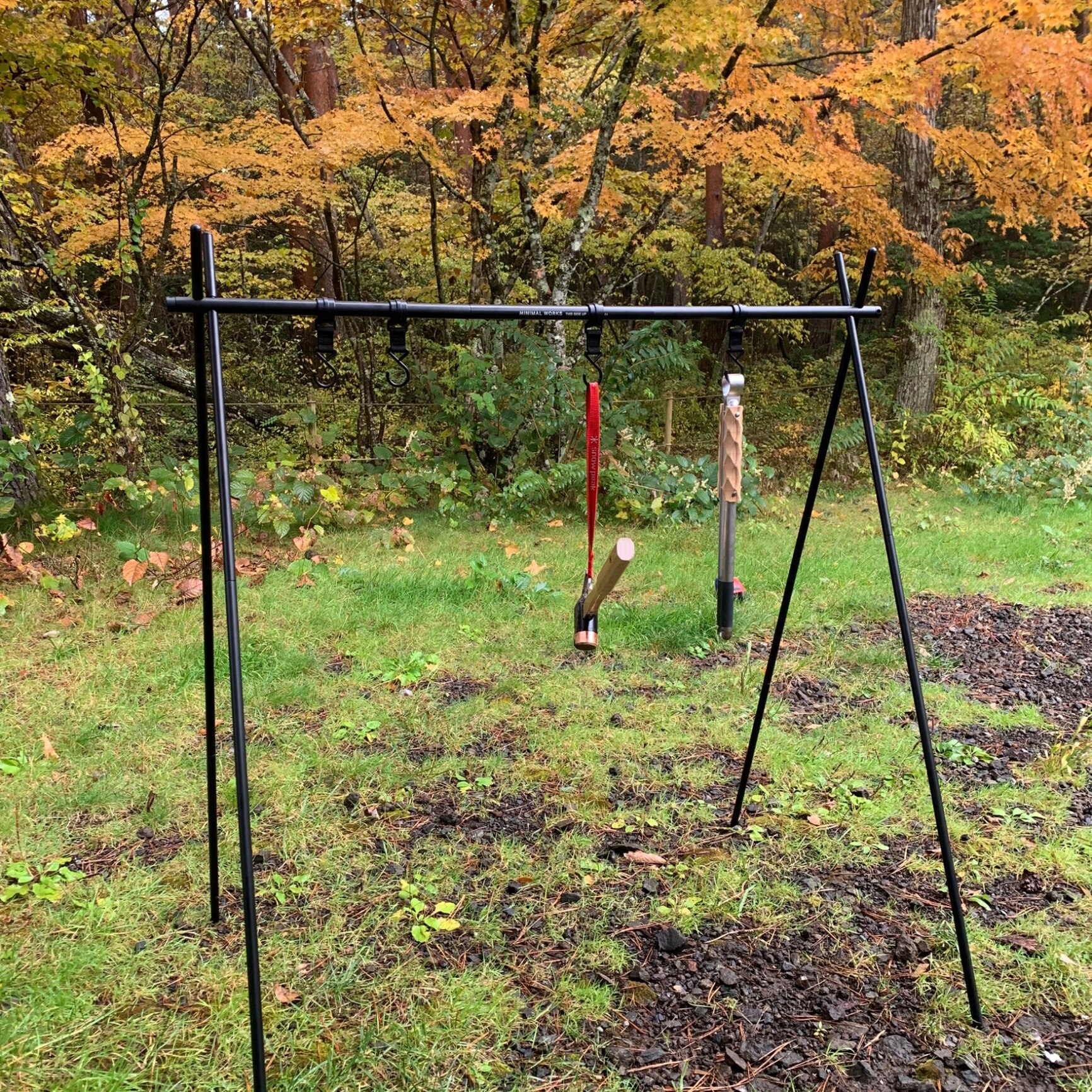 ミニマルワークス インディアンハンガー フック [Mサイズ / 固定式]INDIAN HANGER HOOK Msize[MGFU-IH010-GO2BK]ハンガーラック用フック ツール ...