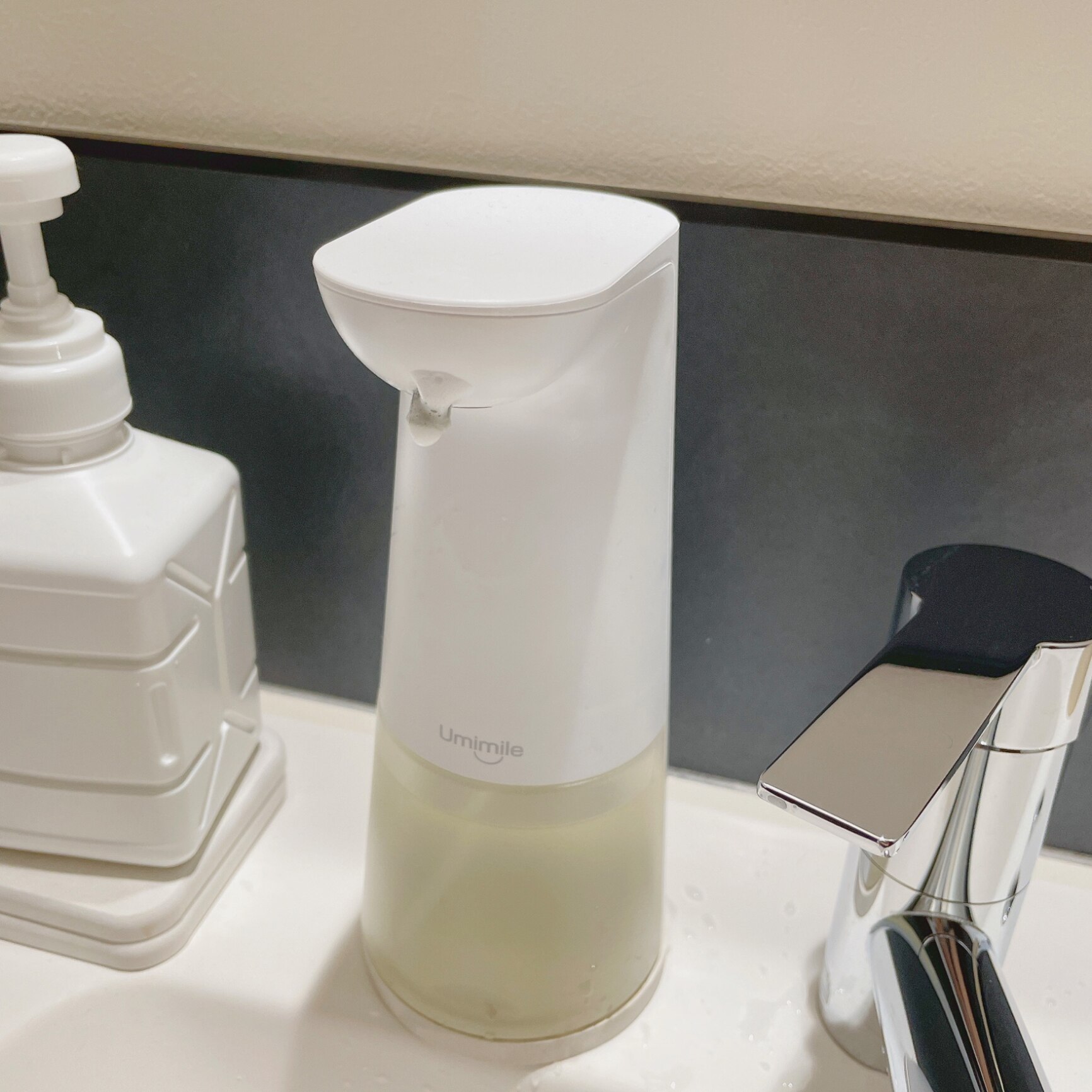 【楽天1位★2type】ソープディスペンサー 自動 泡【2段階調整】【壁掛けフック付け】ハンドソープ ディスペンサー 自動 泡 ディスペンサー 電池式 非接触式 泡タイプ センサー 250ml ...