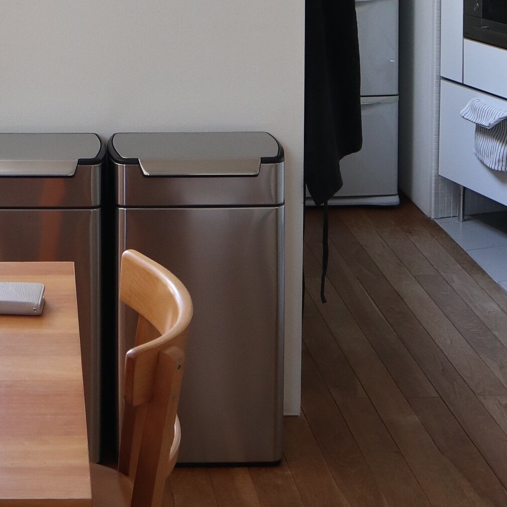 シンプルヒューマン CW2014 レクタンギュラー タッチバーカン ゴミ箱 40L simplehuman『送料無料（一部地域除く）』