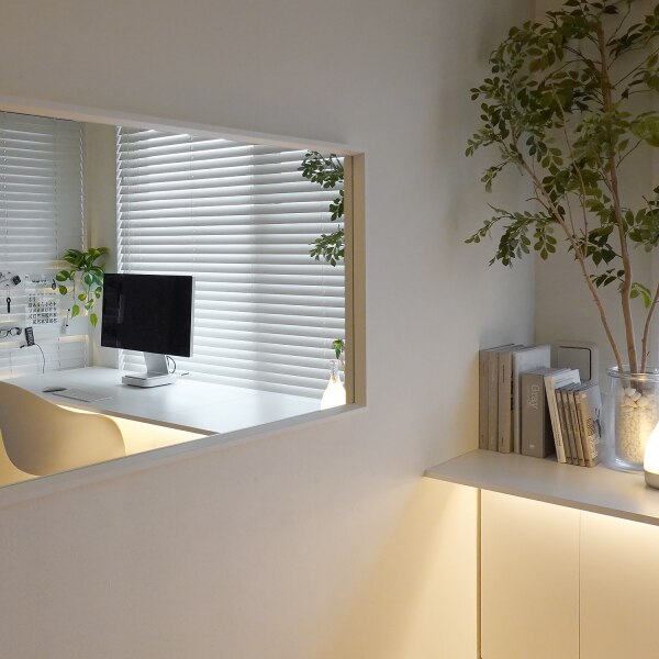 【IKEA】NISSEDAL ニッセダール ミラー, ホワイト, 40x150 cm【壁取付ネジ別】