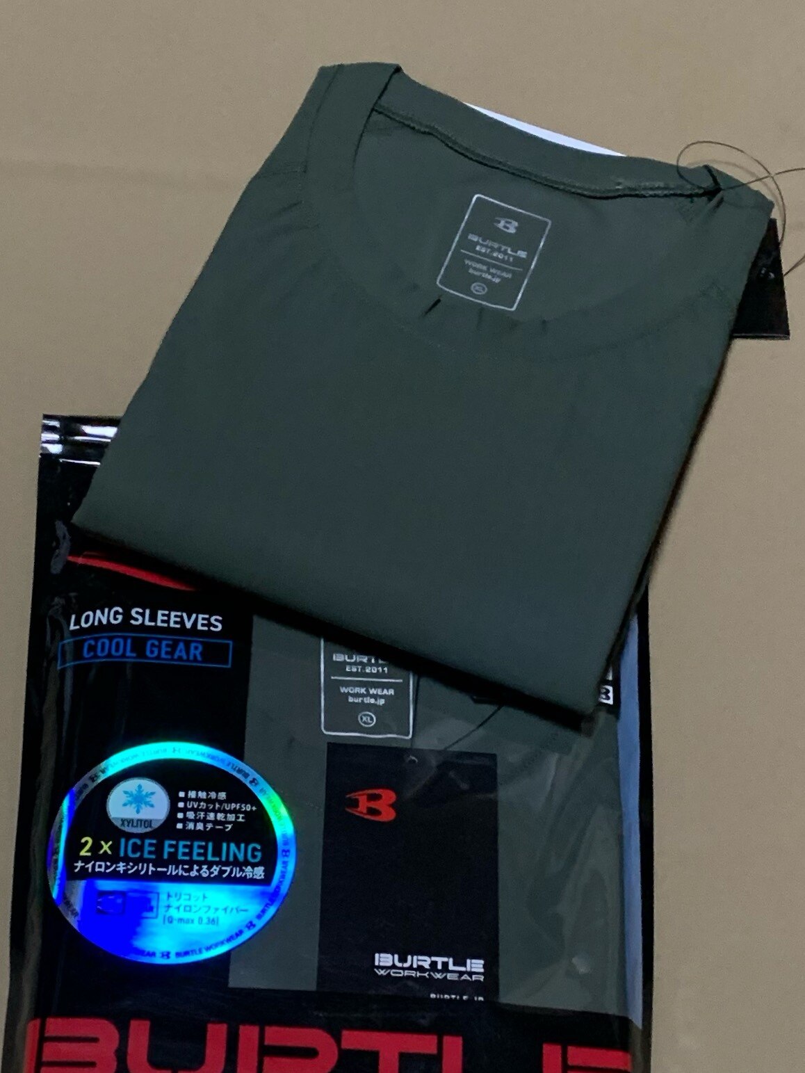 長袖シャツ 無地 BURTLE バートル アイスフィテッド（ユニセックス）[4097シリーズ] 4097 男女兼用 ユニセックス メンズ レディース 男性用 女性用 ロンT インナー 作業服 ...