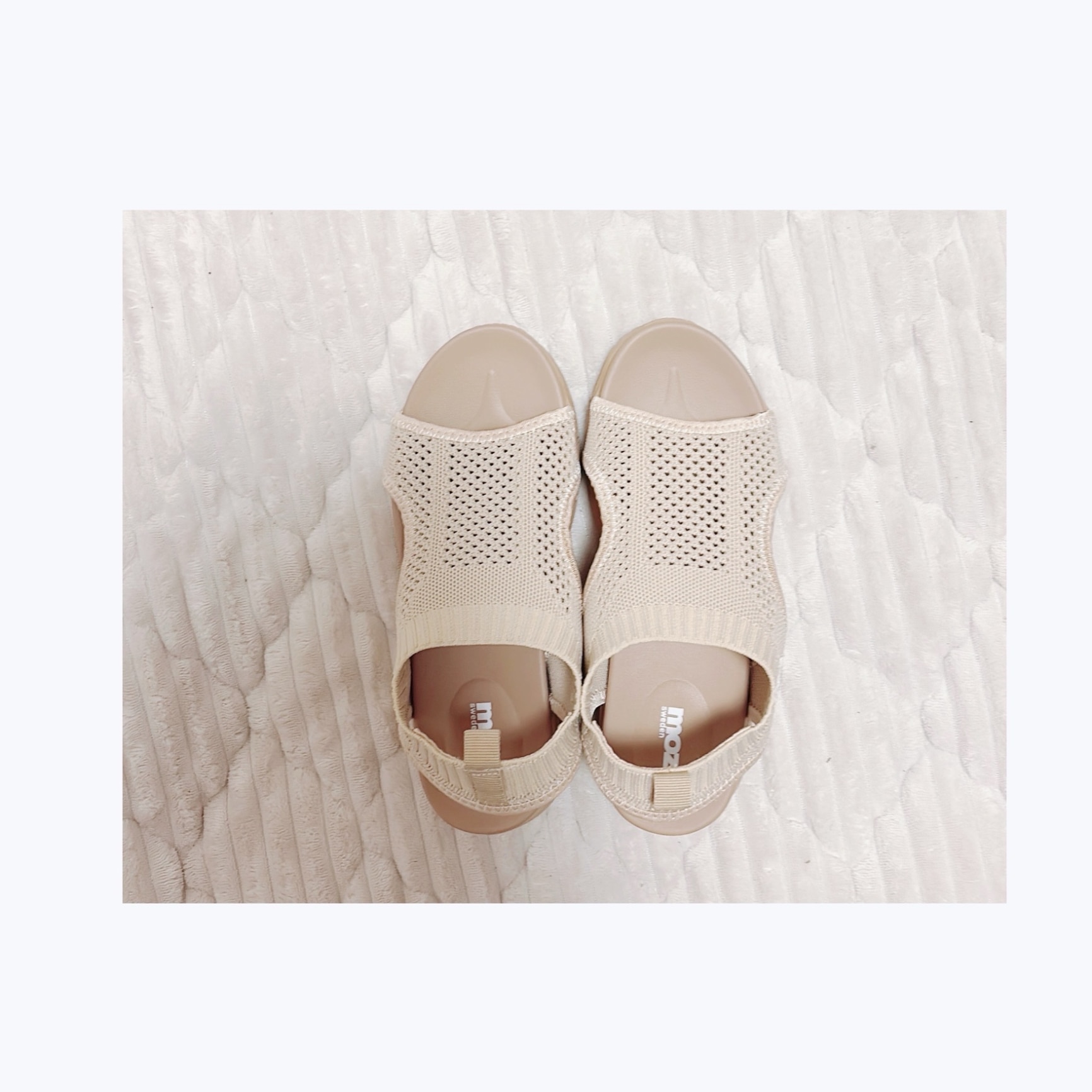 【Clearance!】MOZ モズ エルク ニット 一体形成 スポーツ サンダル スポサン 厚底 軽量 通気性 シンプル おしゃれ EVA レディース 婦人 シューズ 靴 北欧 スェーデン ...