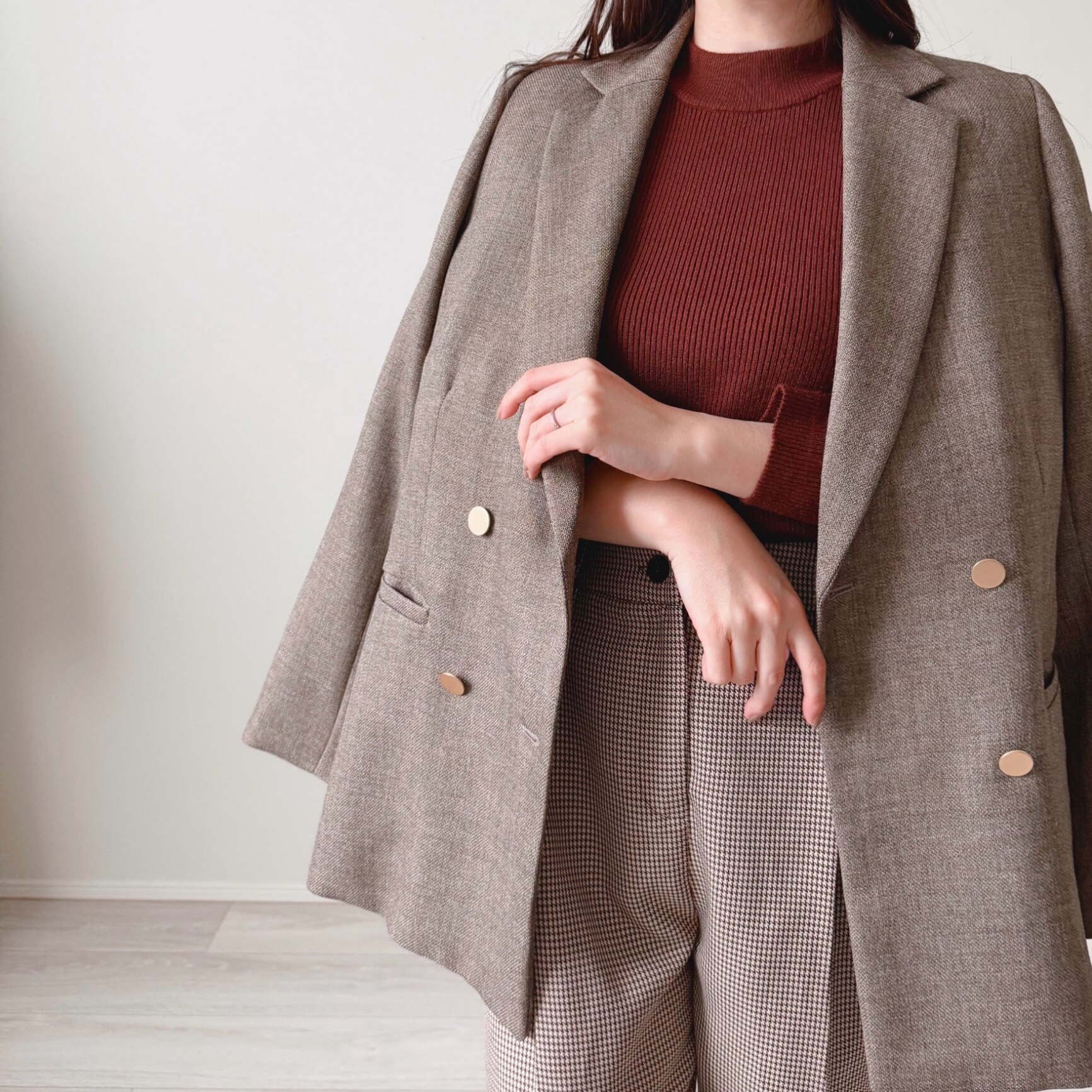 楽天上半期ランキング29位！【特別送料無料！】ニット M/L/LL セーター 長袖 【メール便可22】 zootie（ズーティー）：チクチクしない なめらかリブニット[ハイネック]