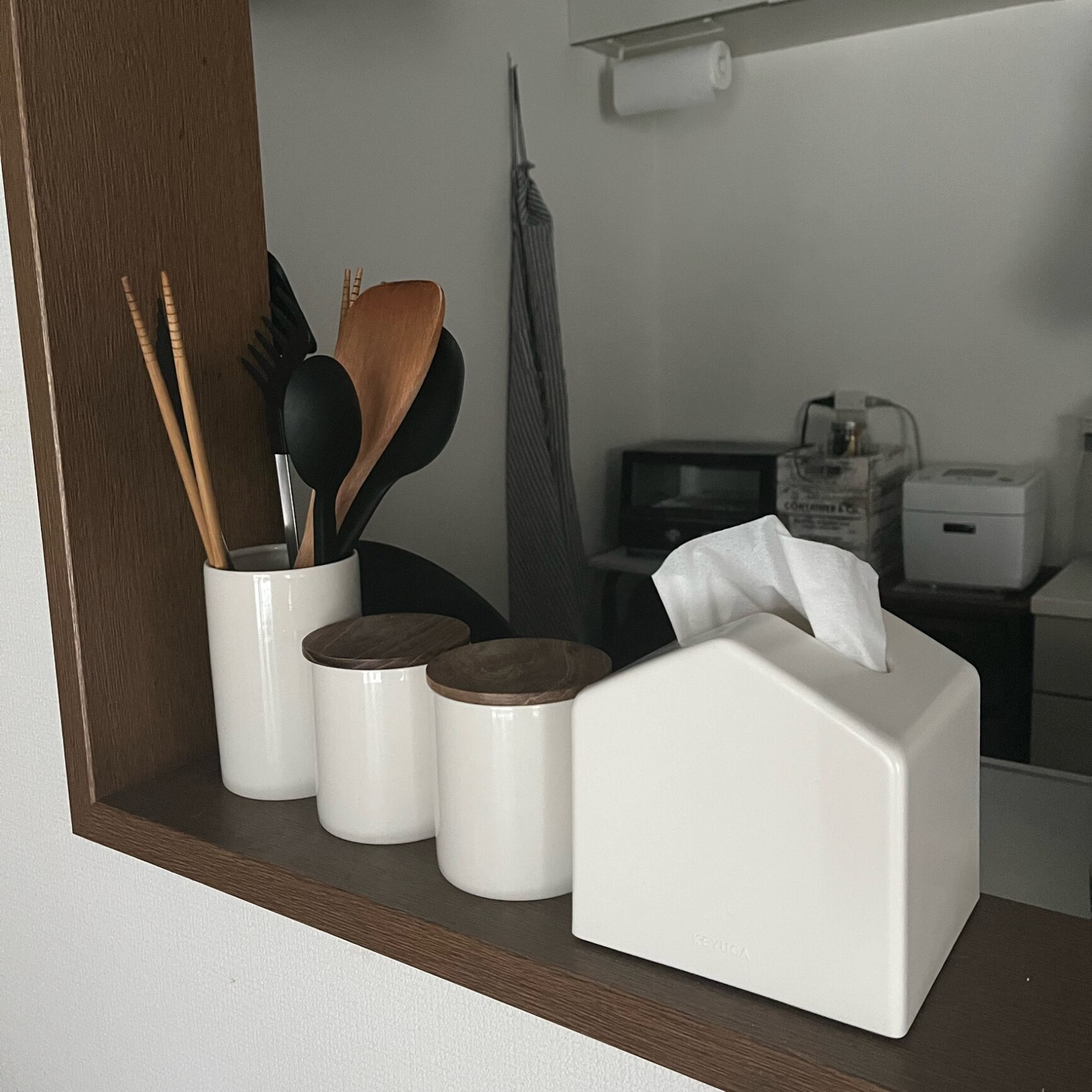 【KEYUCA公式店】ケユカ Moi コンパクトティッシュケース 全4色[ティッシュ入れ ティッシュボックス 詰め替え 省スペース ティッシュケース ティッシュカバー ボックス コンパクト ...