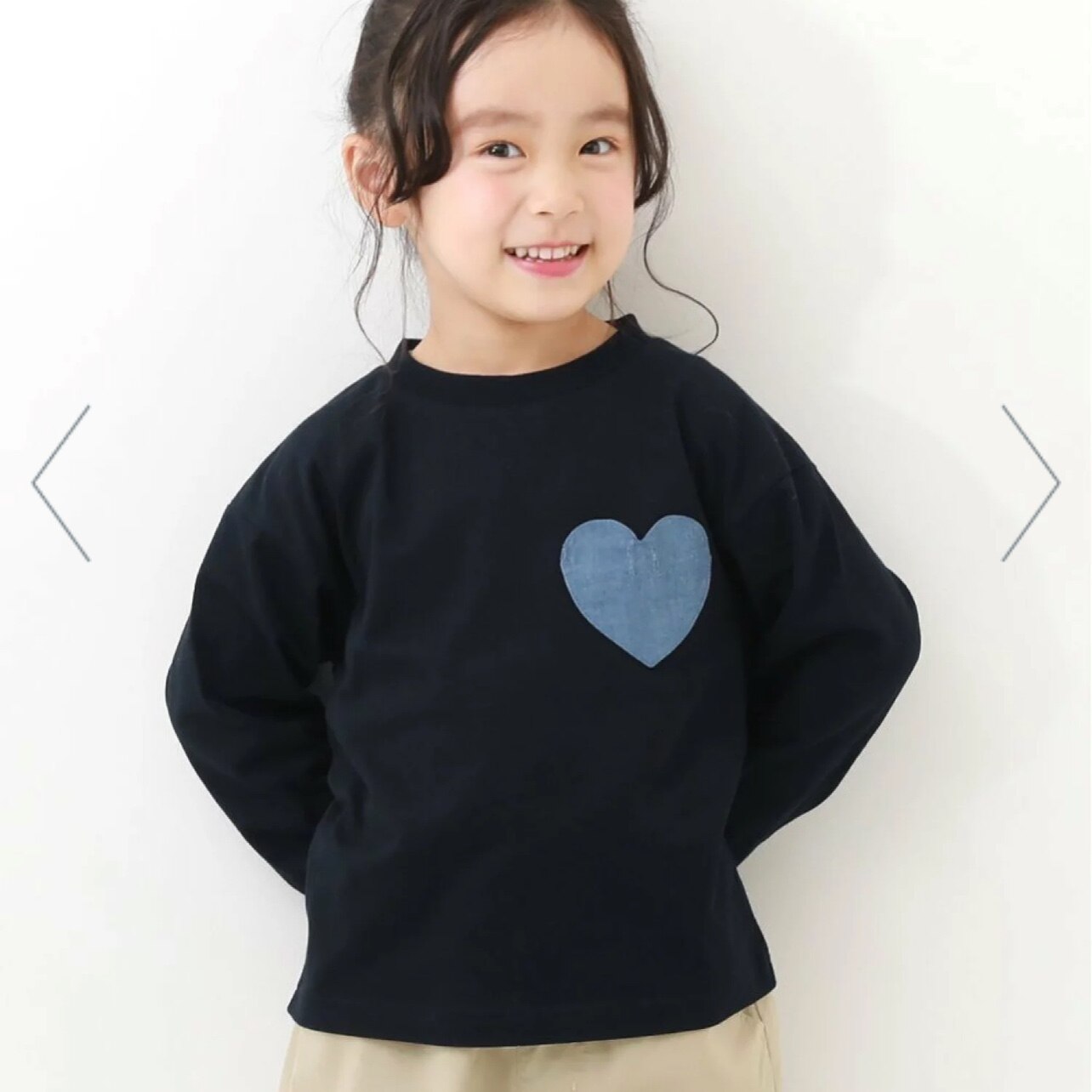 devirock 名札穴あかない 長袖Tシャツ トップス 長袖Tシャツ ロンT デビロック トップス カットソー・Tシャツ ホワイト ブラック ブルー ピンク パープル