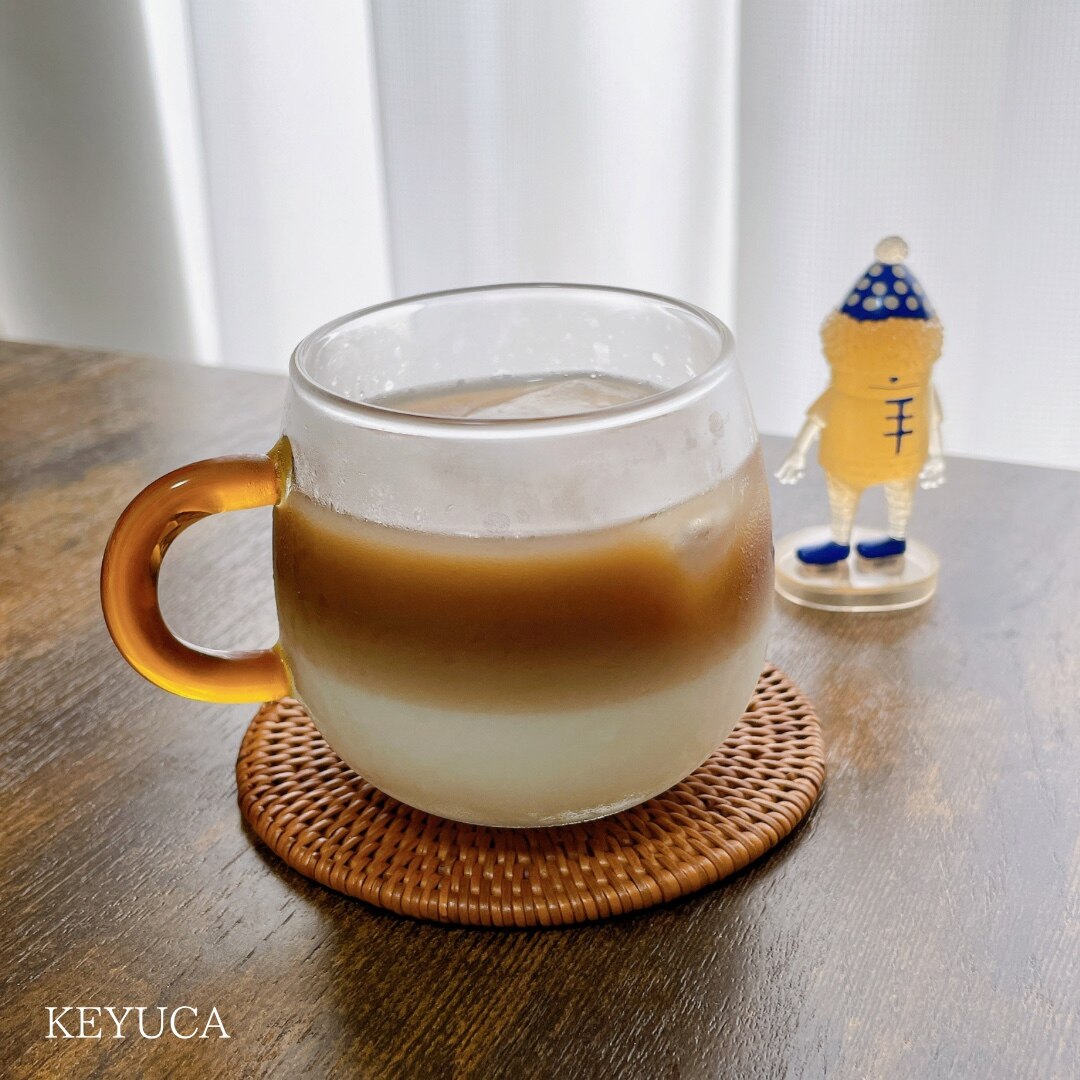 【KEYUCA公式店】ケユカ maco 耐熱ガラスティーカップ[マグカップ コップ キッチン用品 電子レンジ対応 食洗器対応 無地 シンプル おしゃれ かわいい ガラスマグ ティーカップ 耐熱 ...