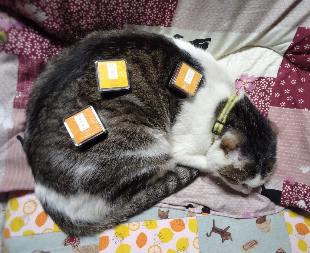 シヤチハタ｜Shachihata スタンプ台 いろもよう わらべ 向日葵色 HAC-S1-Y