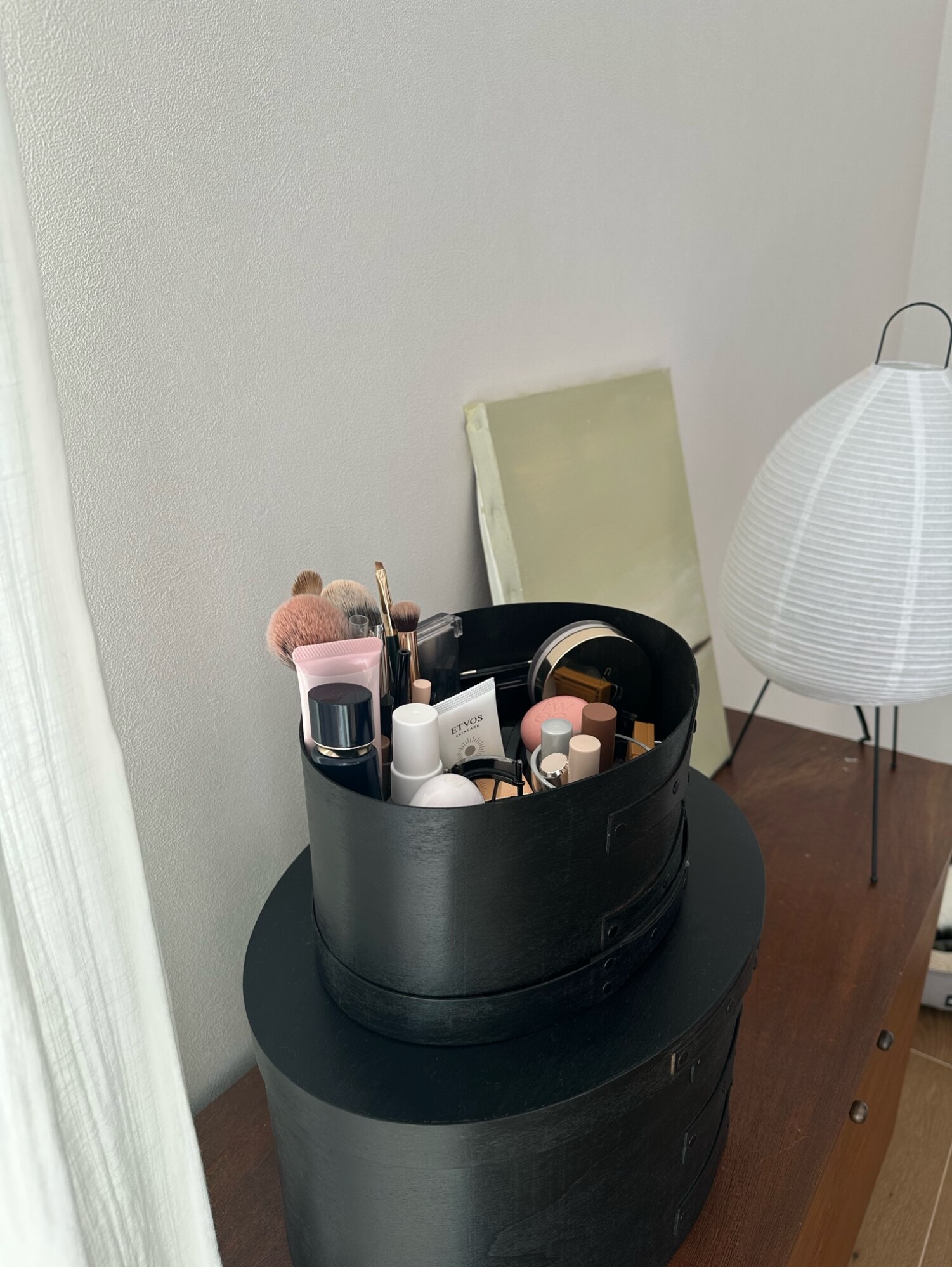 大中2個セット 天然木 SHAKER BOX シェーカーボックス ブラック【ART OF BLACK】