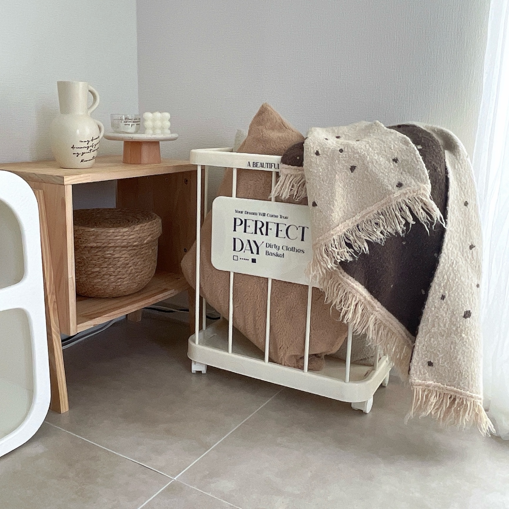 【P5+10％OFF｜5/20(火) 23:59まで】汚れた服のバスケット ランドリーバスケット大容量 大きい おしゃれ ランドリーバスケット ランドリー 省スペース 衣類収納 雑貨収納 省スペース