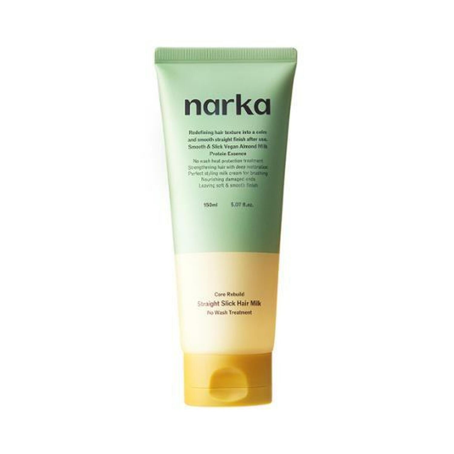 「ポイント10倍 7月20日」 ナルカ(narka) ストレートスリックヘアミルク 150ml ヘアスタイリングヘアクリーム アットコスメ