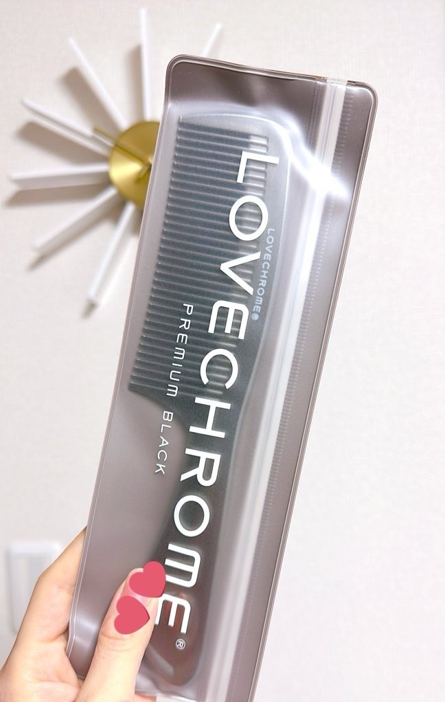 【公式】ラブクロム (R)PGテツキ プレミアムブラック 美髪コーム くし クシ LOVECHROME PG TETSUKI Premium Black とかすだけでさらツヤ髪へ ダメージレス ...