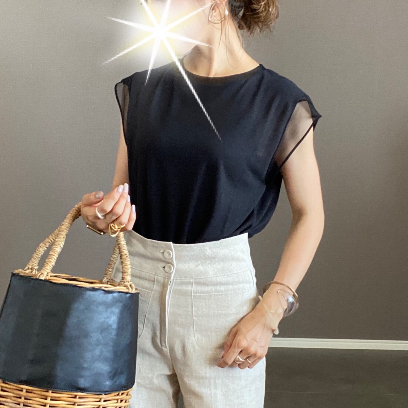 メッシュキャップスリーブレス・全4色・t60185 レディース【tops】【韓国 ファッション トップス スリーブレス ノースリーブ メッシュ ...