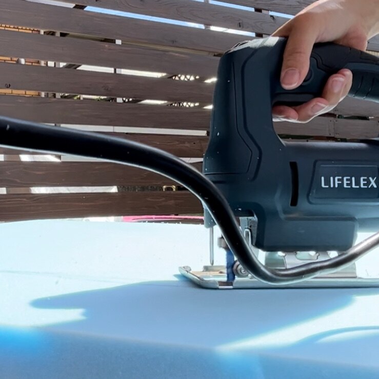 LIFELEX 変速ジグソー KM−400A約幅210×奥行70×高さ195mm