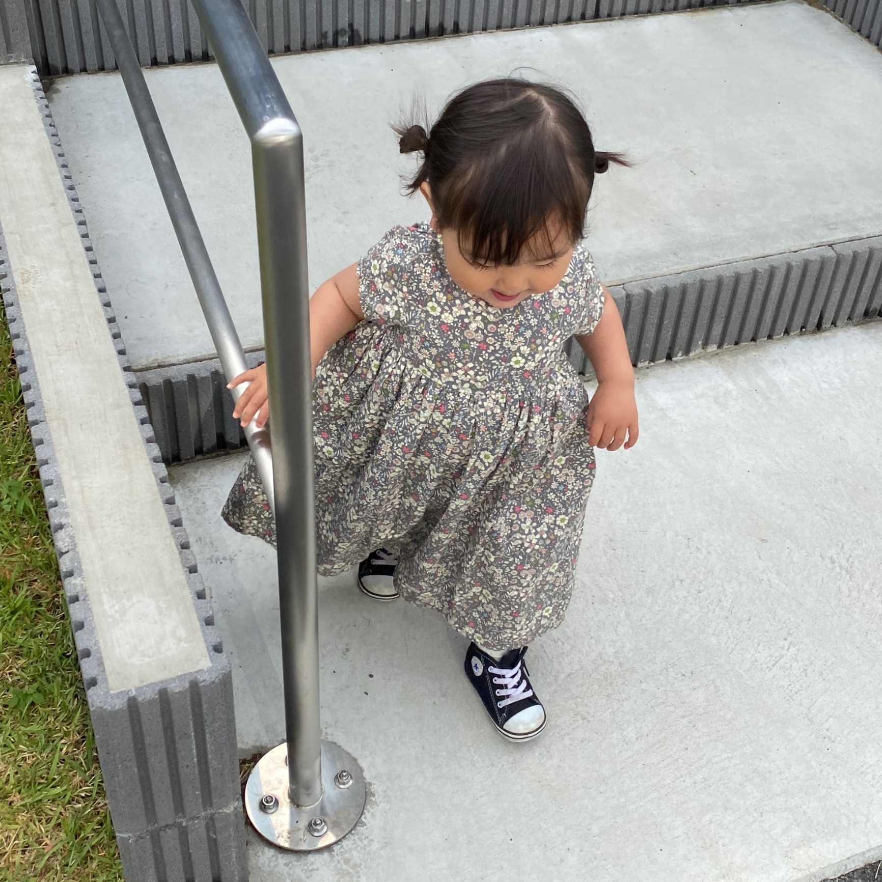 pairmanon フレンチスリーブ 総柄 半袖 ワンピース チェックドット 花柄 ペアマノン ワンピース・ドレス その他のワンピース・ドレス ベージュ ブルー グリーン ホワイト ピンク ...