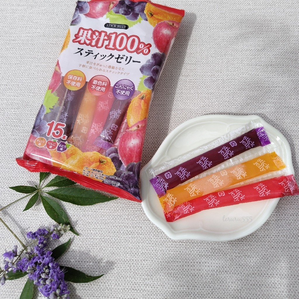 リボン 果汁100%スティックゼリー 15本×12袋