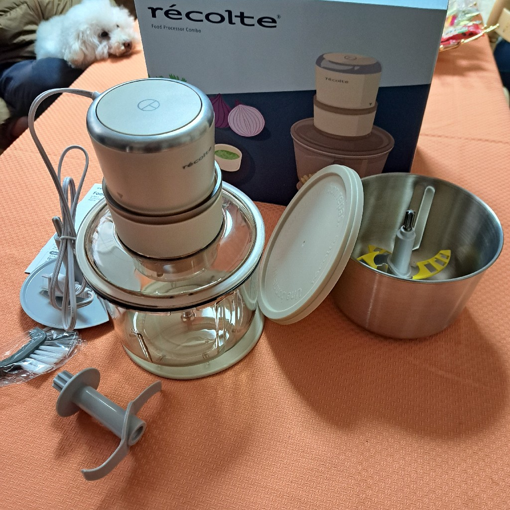 【選べる2大特典付】 レシピブック付 レコルト フードプロセッサー コンボrecolte Food Processor Combo RCP-6 ...