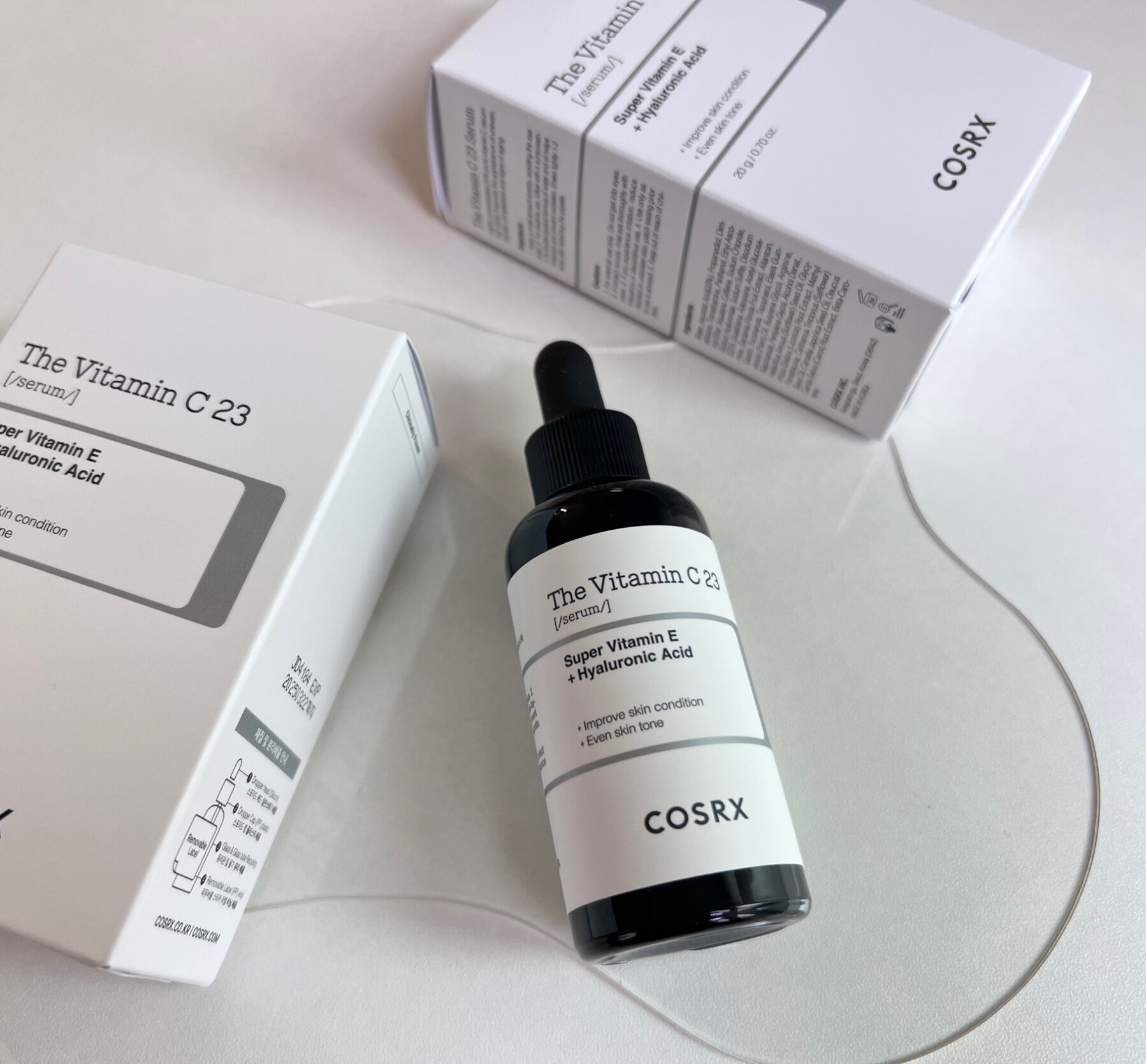 ★数量限定おまけあり★《2点セットで33%OFF+P20倍》[COSRX 公式] 「RX ザ・ビタミンC23セラム2点セット(20g+20g)」純粋ビタミンC23％ 美容液 韓国コスメ