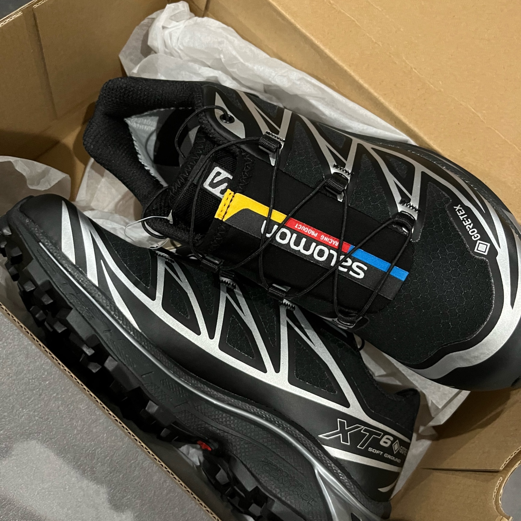 SALOMON【サロモン】 XT-6 GORE-TEX Black / Black / Ftw Silver (L47450600) 新作 ...