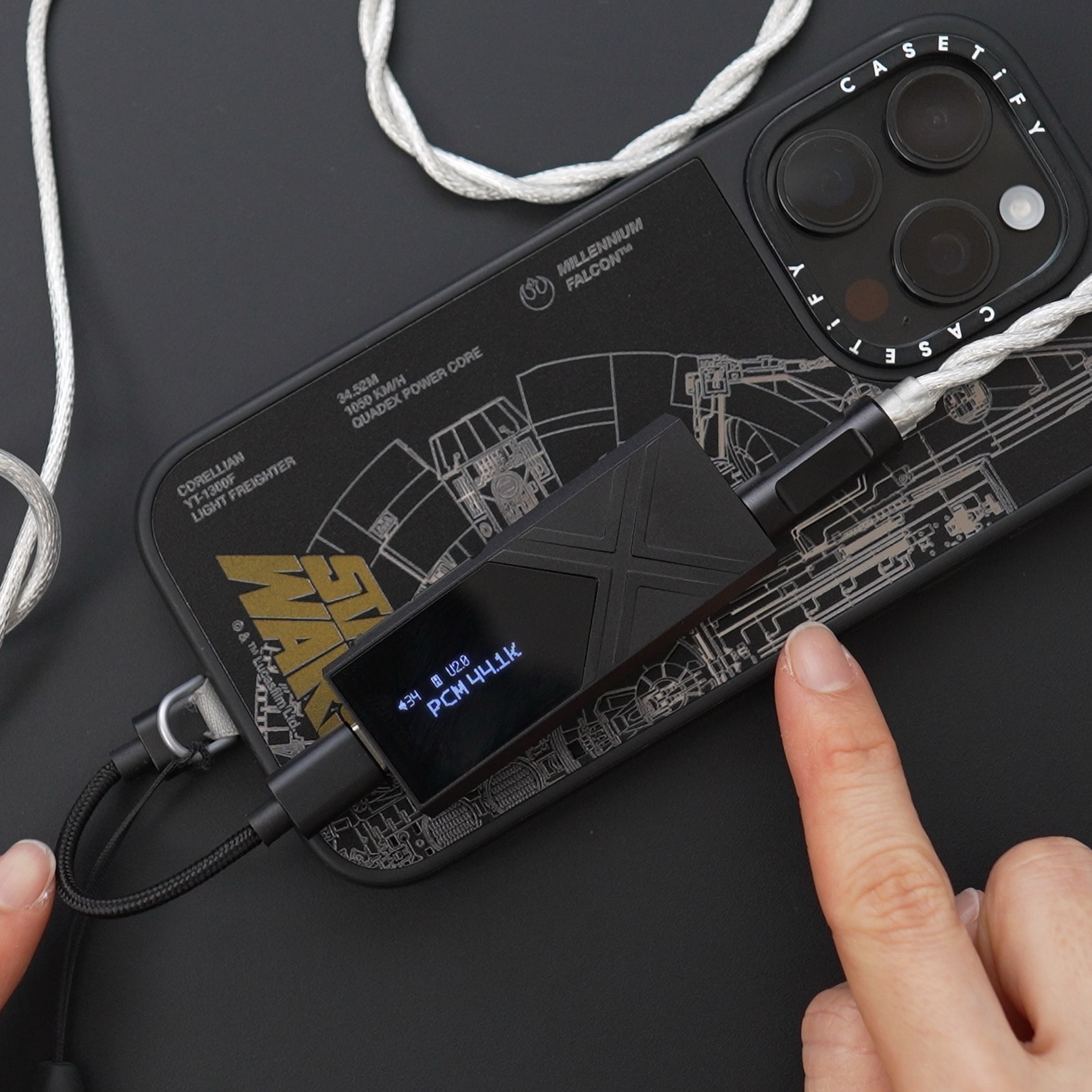 FIIO KA17 Black フィーオ ヘッドホンアンプ DACアンプ スティック型 小型軽量 650mW出力 4.4mm バランス接続対応 ...