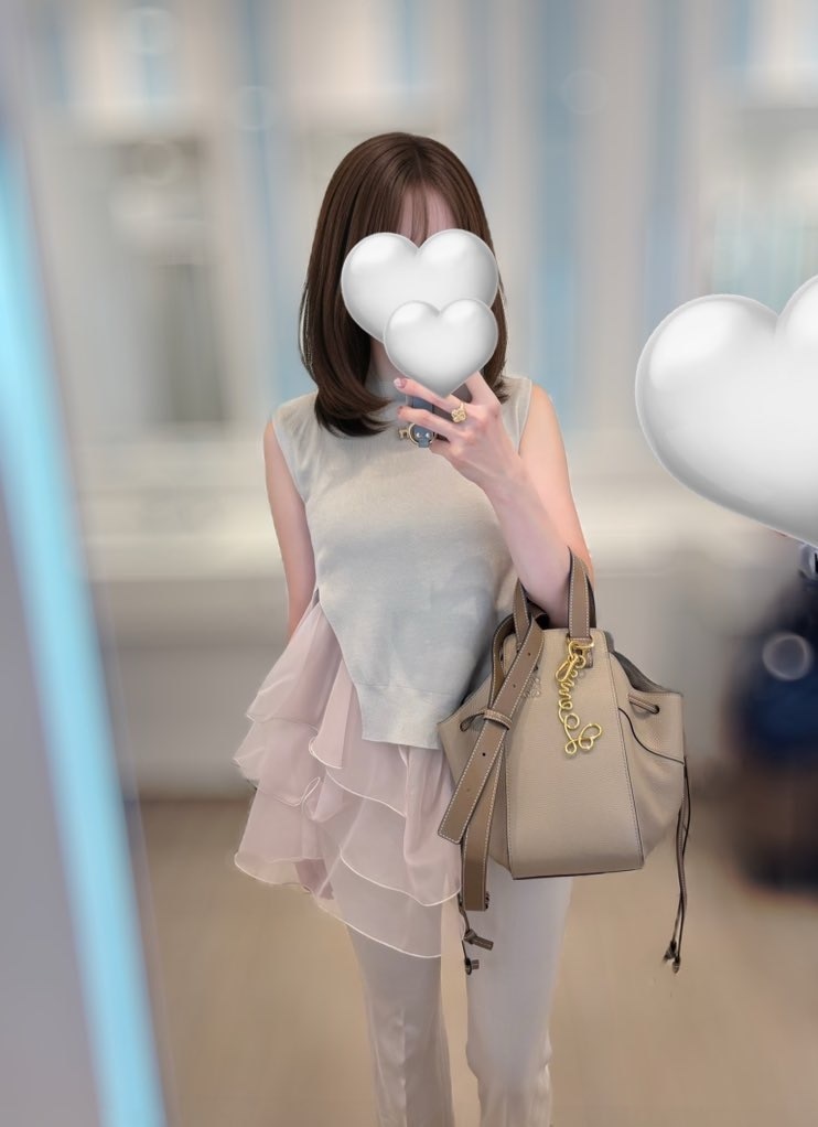 FRAY I.D 【WEB限定カラー】ラッフルフリルレイヤーニット フレイ アイディー トップス ニット イエロー ブラック グレー ベージュ【送料無料】