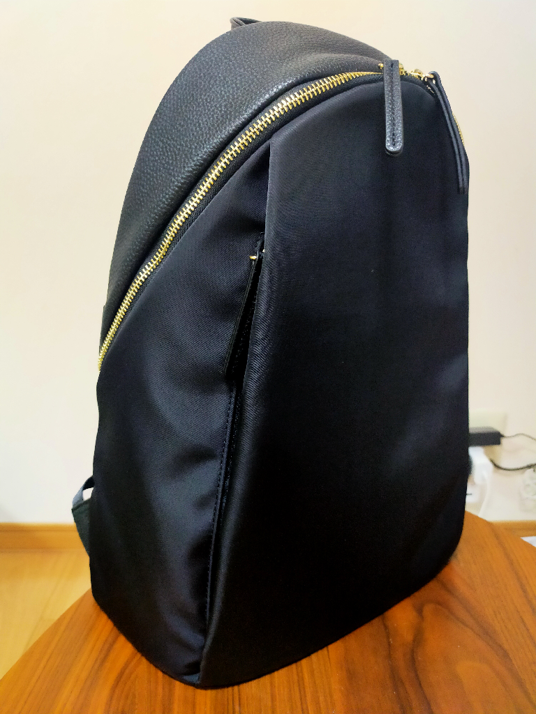 【KEYUCA公式店】ケユカ N撥水ルルエリュックL[レディース バッグ きれいめ シンプル 通勤 ビジネス ナイロン フェイクレザー 合皮 A4 pc リュック パソコン リュックサック ...